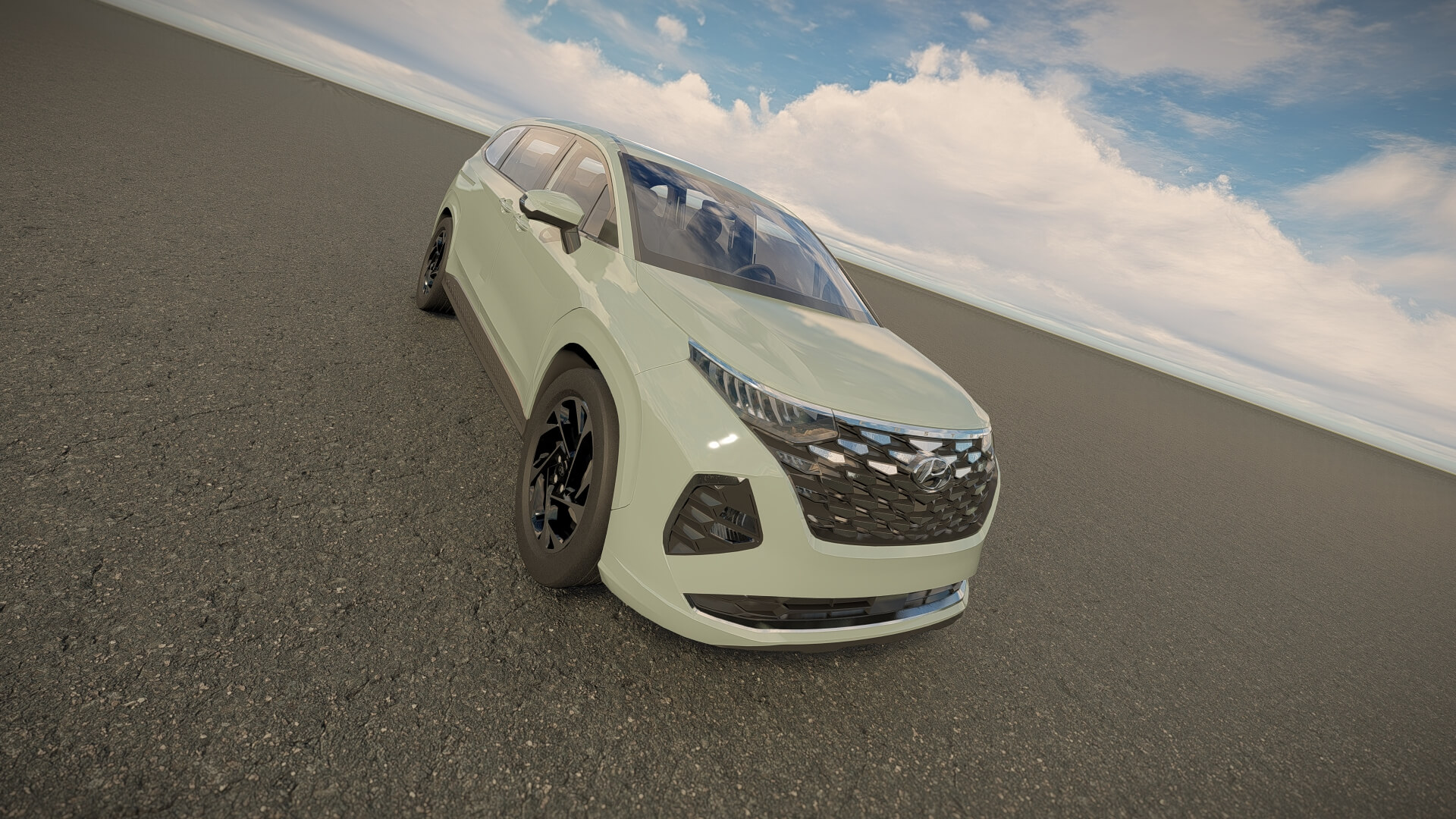 Hyundai Custo Mpv - 3D Model by AlphaGroup