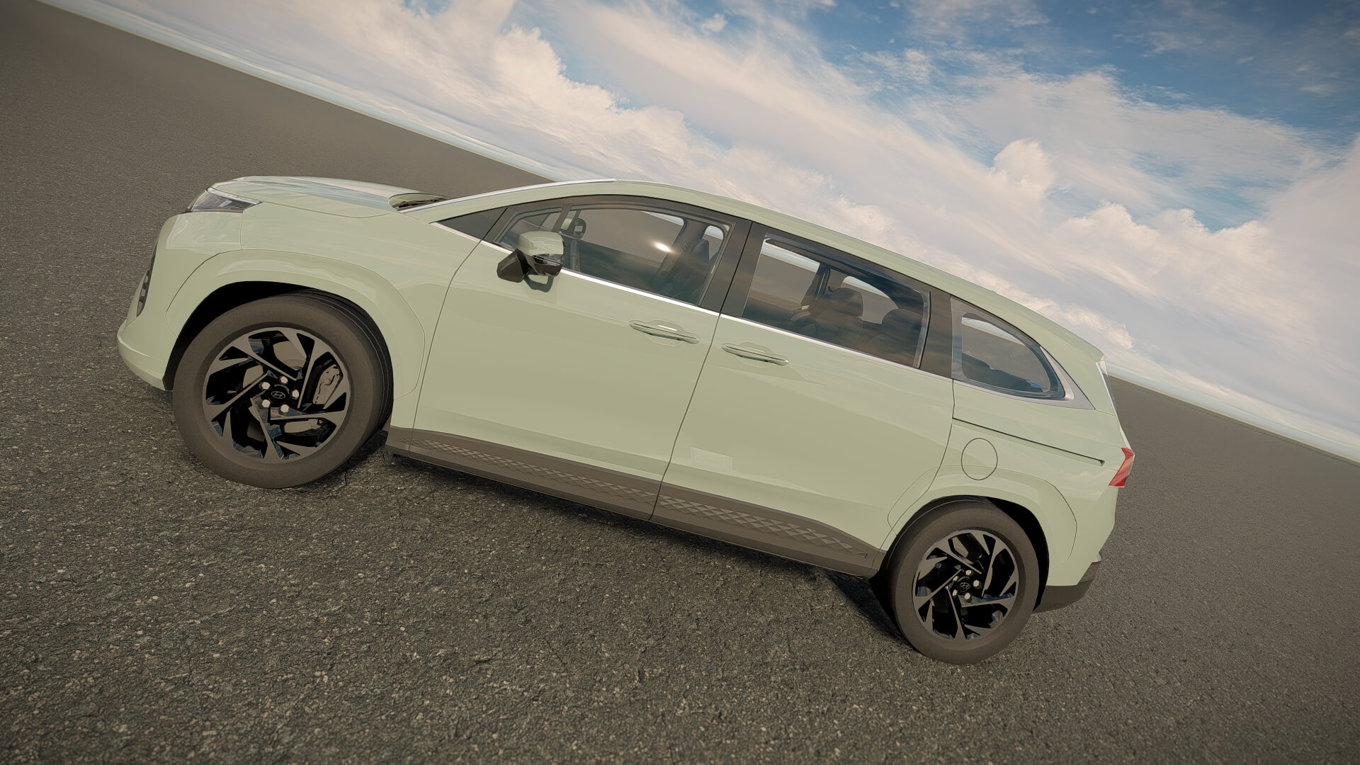 Hyundai Custo Mpv - 3D Model by AlphaGroup
