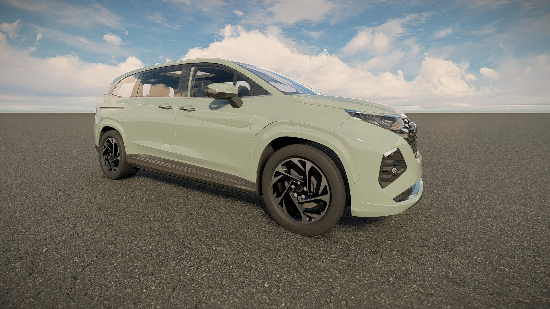 Hyundai Custo Mpv - 3D Model by AlphaGroup