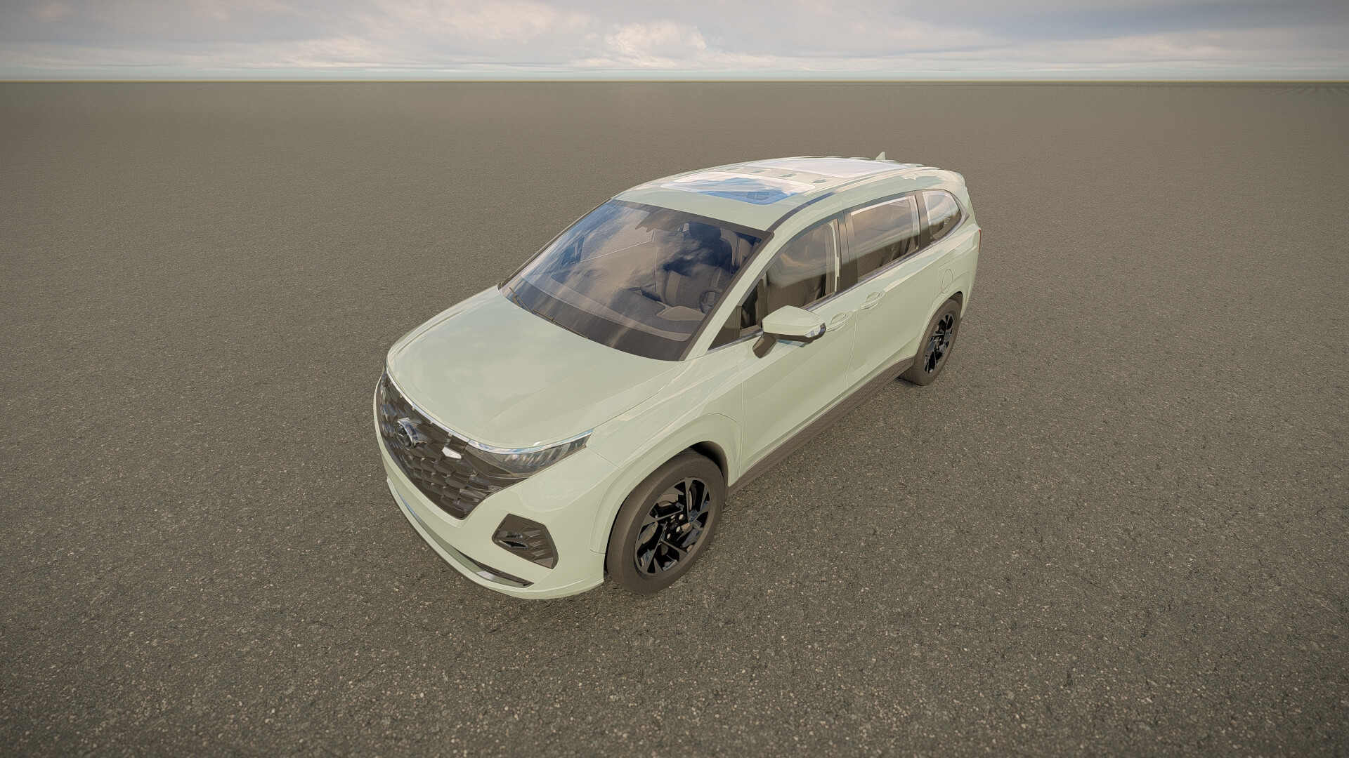 Hyundai Custo Mpv - 3D Model by AlphaGroup