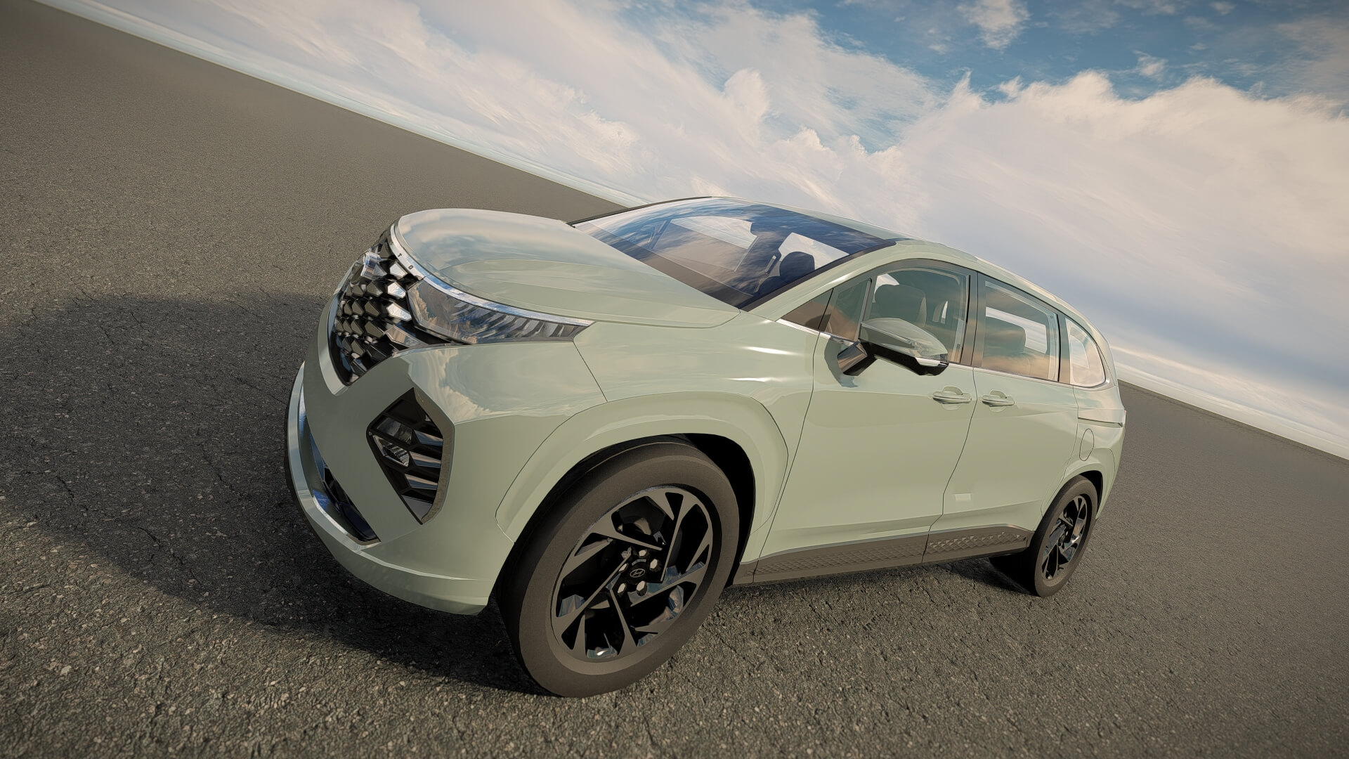 Hyundai Custo Mpv - 3D Model by AlphaGroup