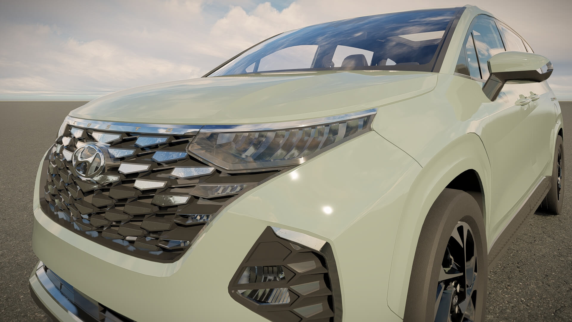 Hyundai Custo Mpv - 3D Model by AlphaGroup