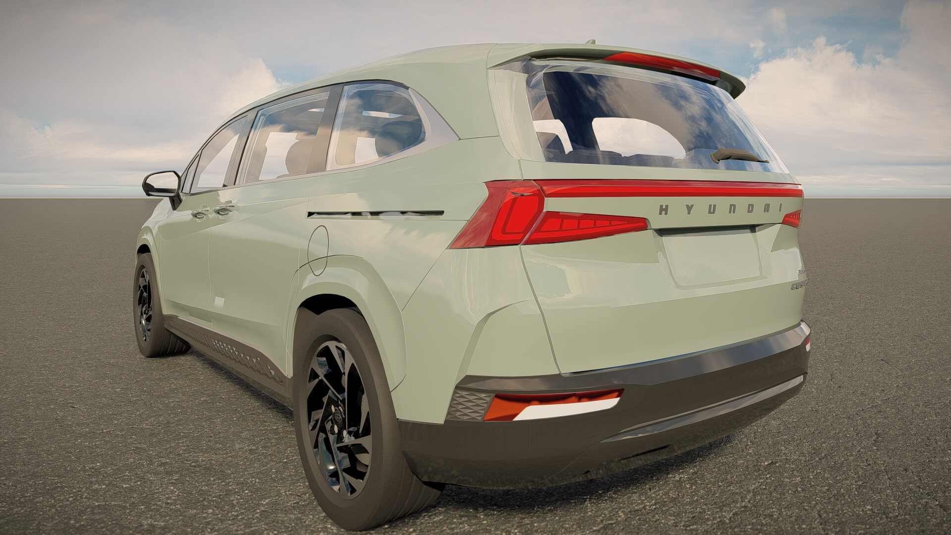 Hyundai Custo Mpv - 3D Model by AlphaGroup