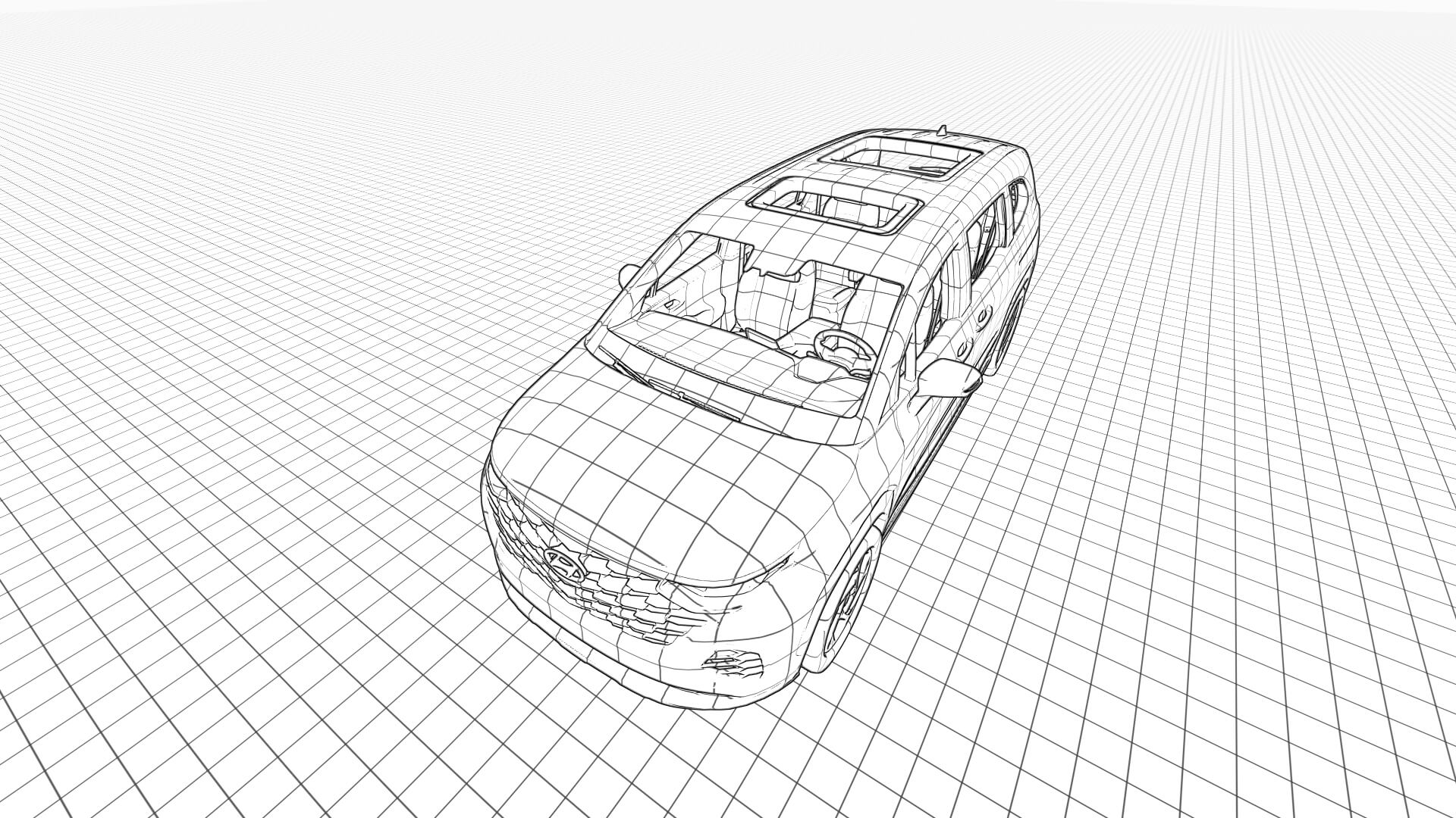 Hyundai Custo Mpv - 3D Model by AlphaGroup