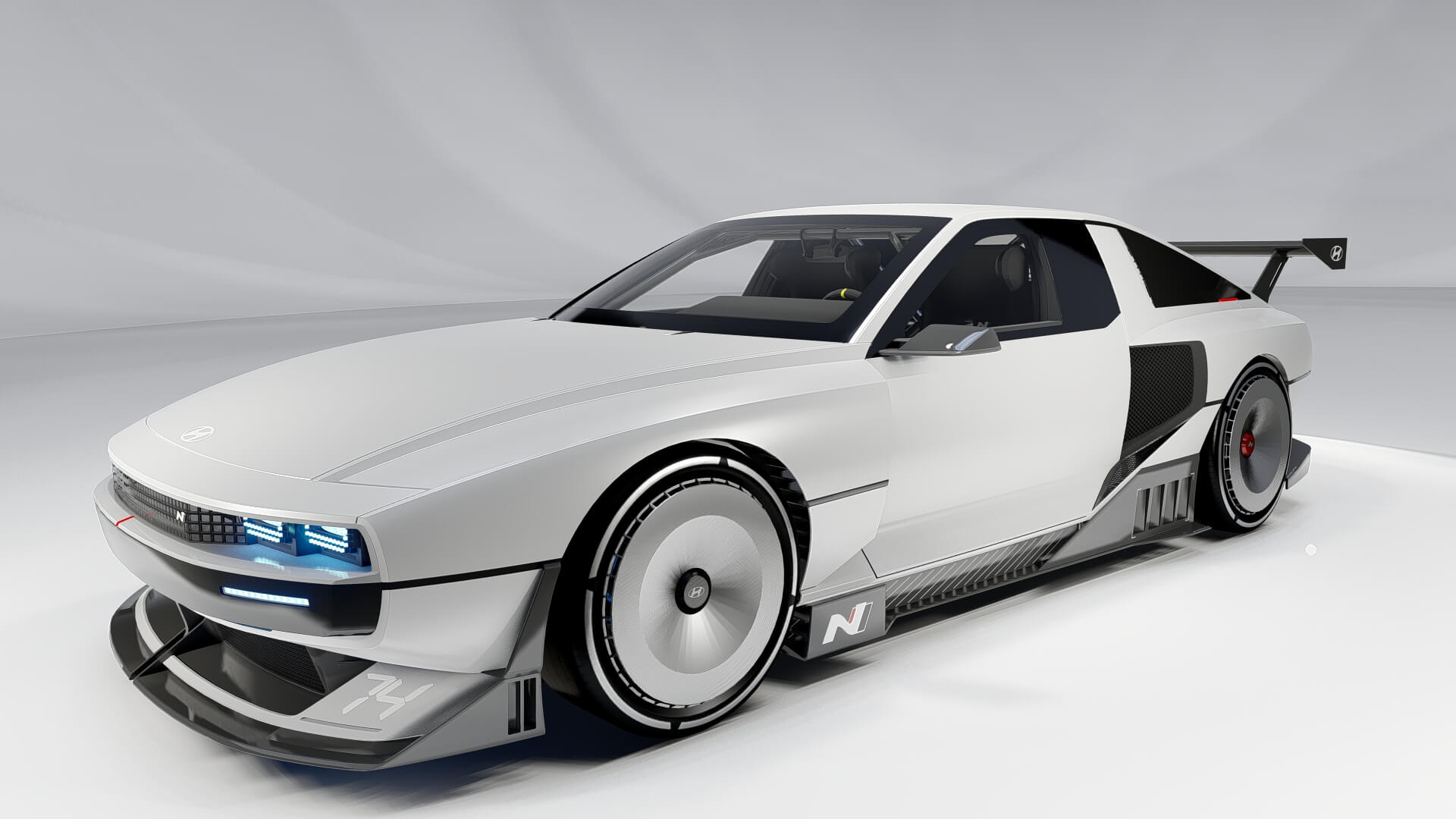 Hyundai N Vision 74 Concept - 3D Model by AlphaGroup