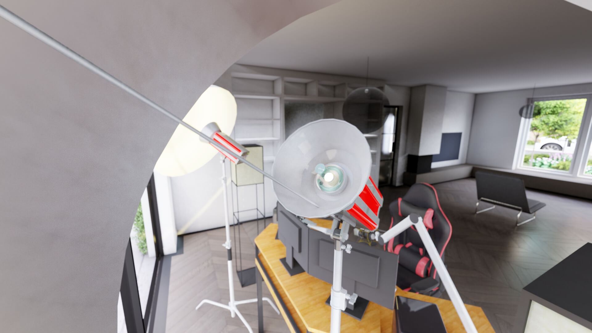 Influencer Desk Setup - 3D Model by AlphaGroup