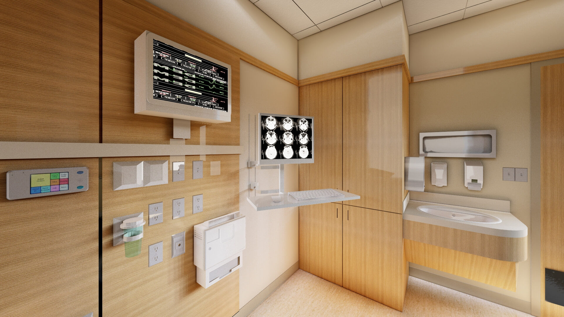 Intensive Care Room - 3D Model by AlphaGroup