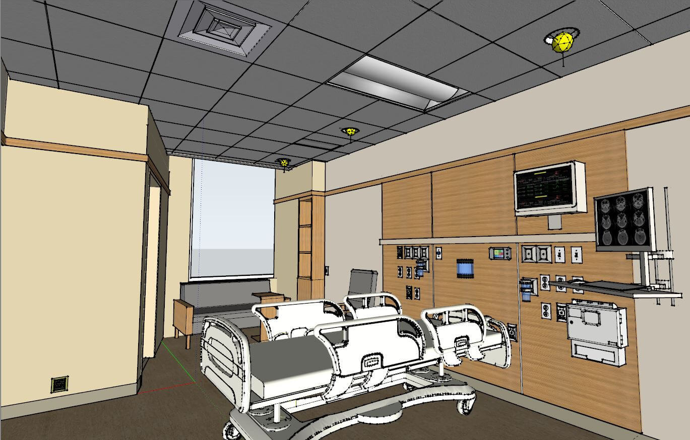 Intensive Care Room - 3D Model by AlphaGroup