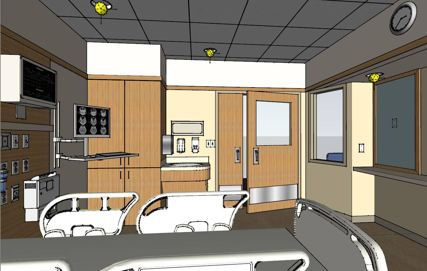 Intensive Care Room - 3D Model by AlphaGroup