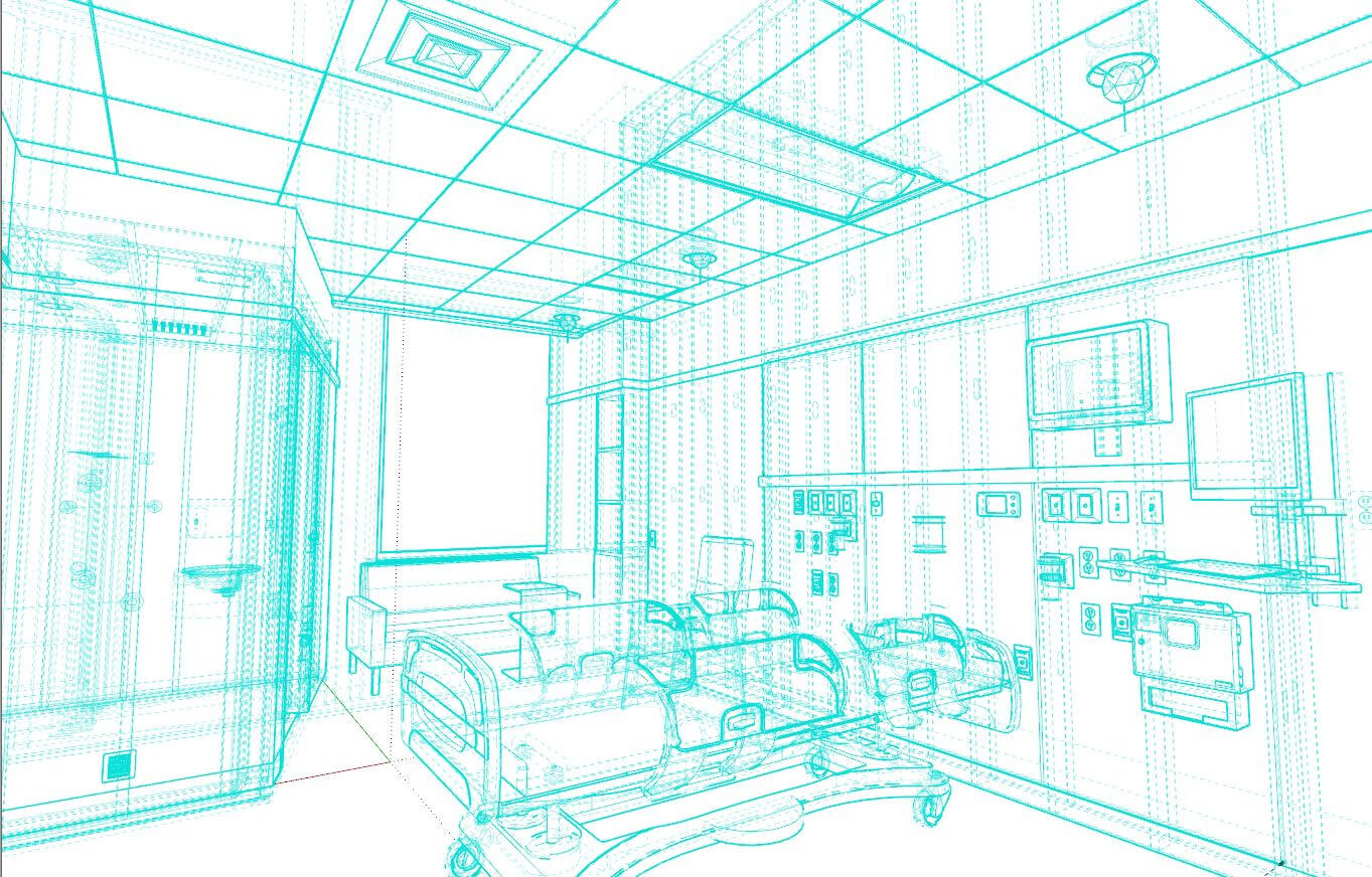 Intensive Care Room - 3D Model by AlphaGroup