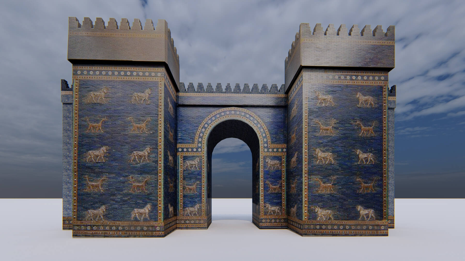 Ishtar Gate - 3D Model by AlphaGroup