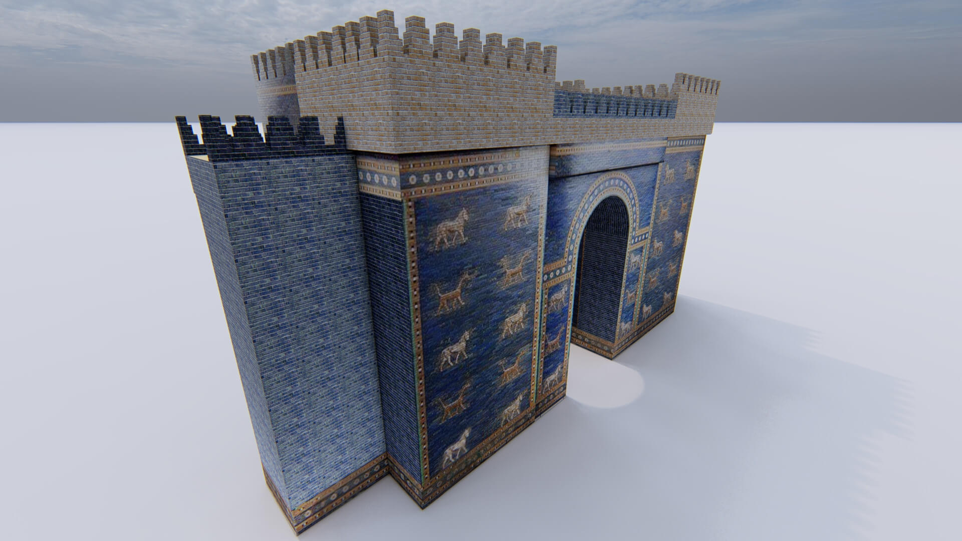 Ishtar Gate - 3D Model by AlphaGroup