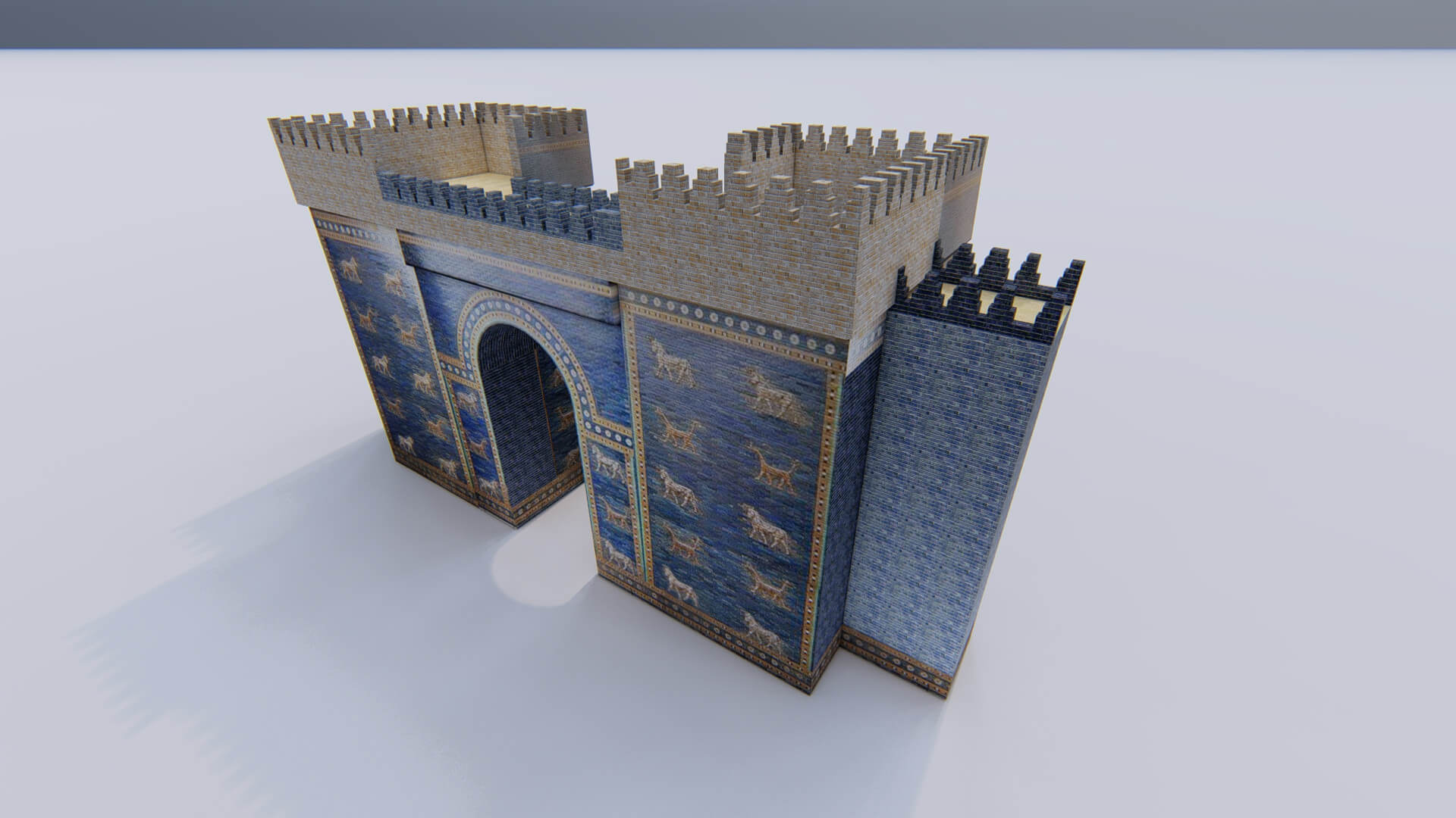 Ishtar Gate - 3D Model by AlphaGroup