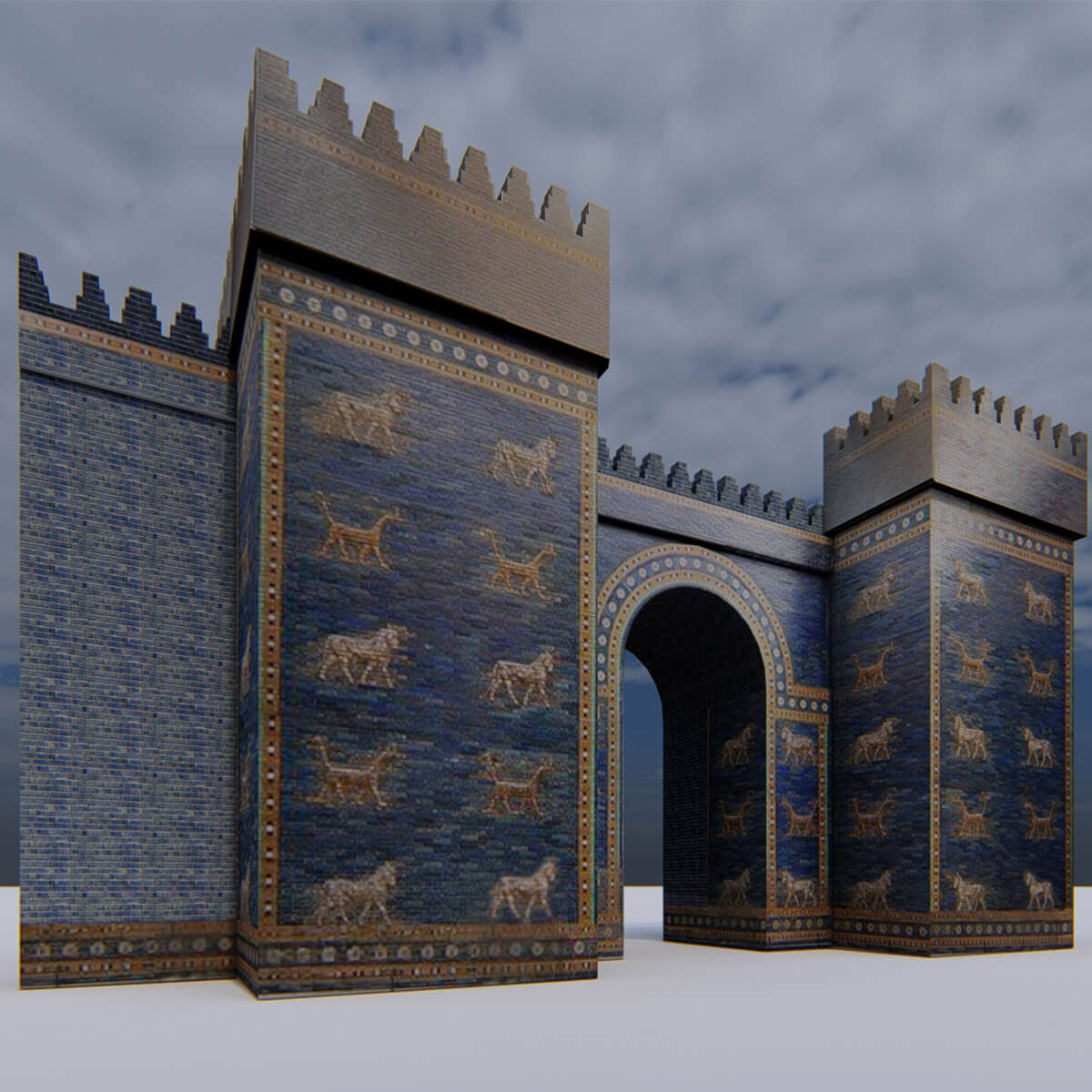 Ishtar Gate - 3D Model by AlphaGroup