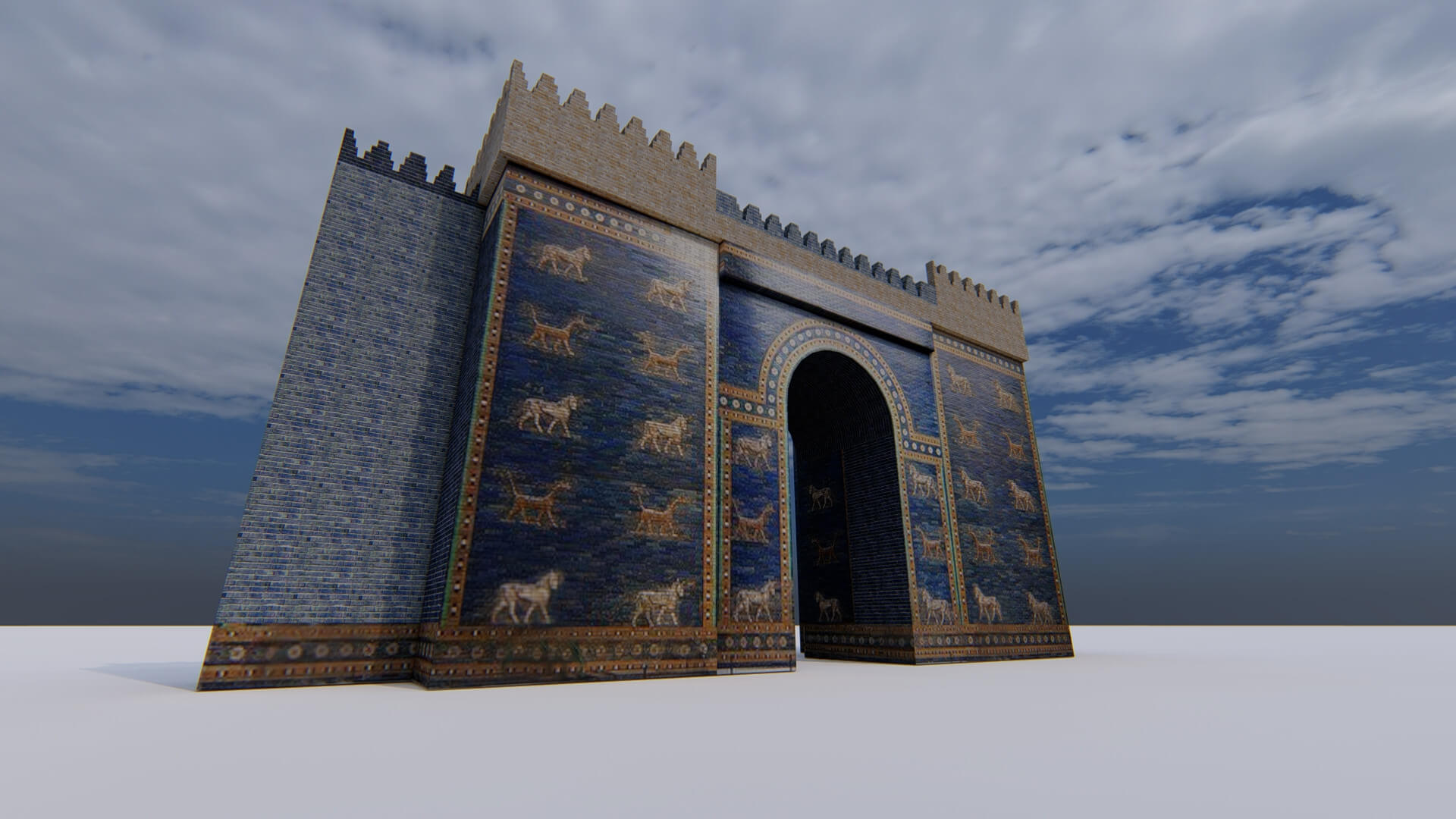 Ishtar Gate - 3D Model by AlphaGroup