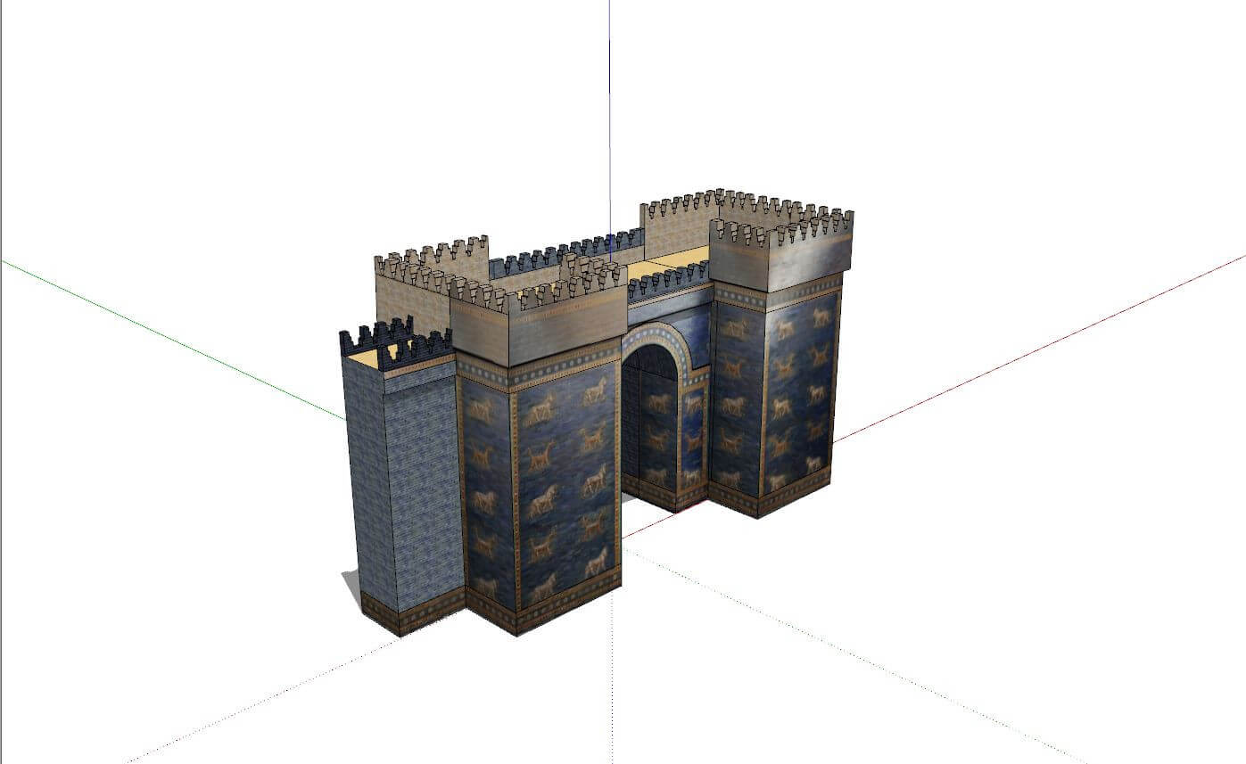 Ishtar Gate - 3D Model by AlphaGroup
