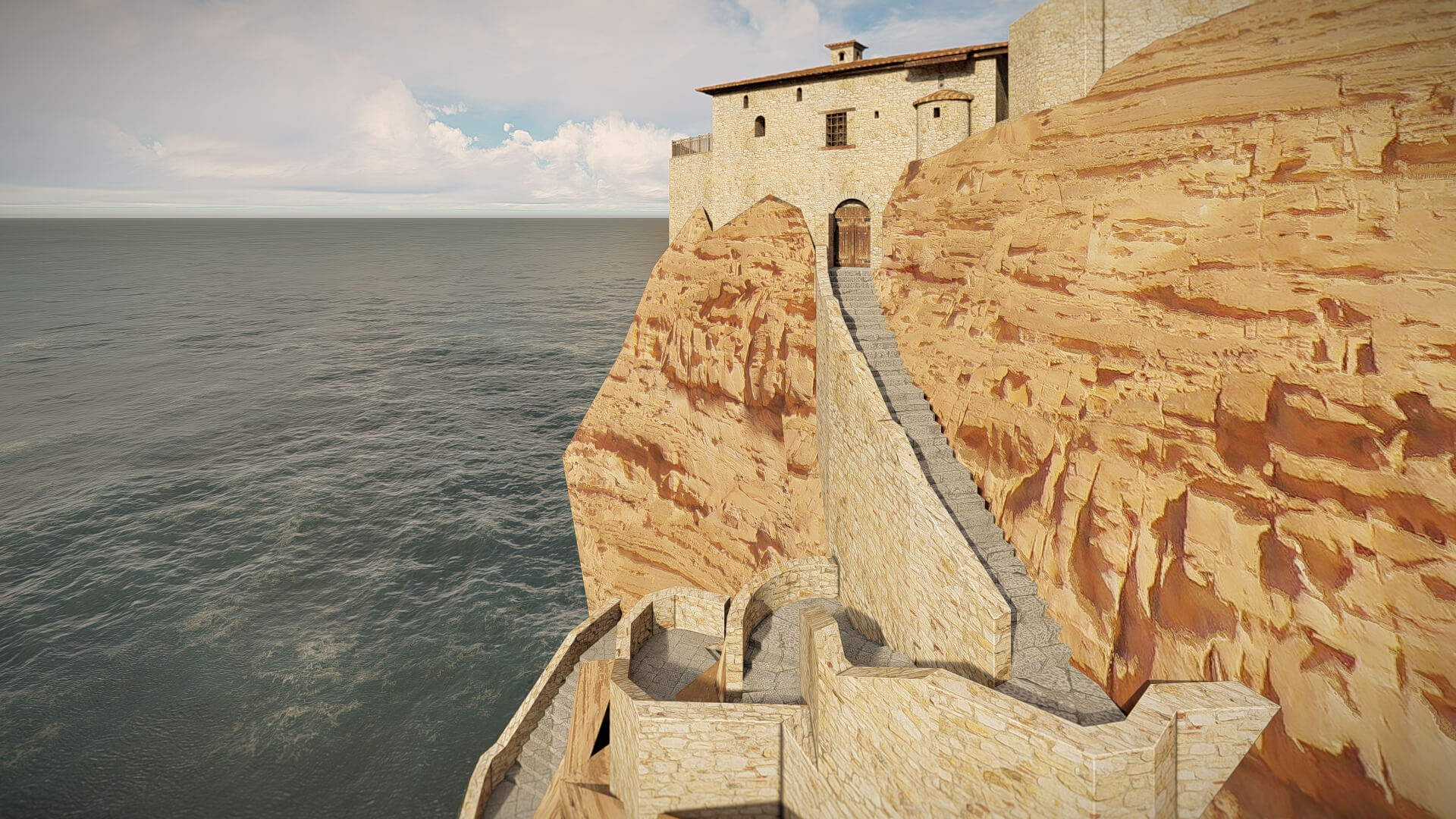 Island Citadel - 3D Model by AlphaGroup