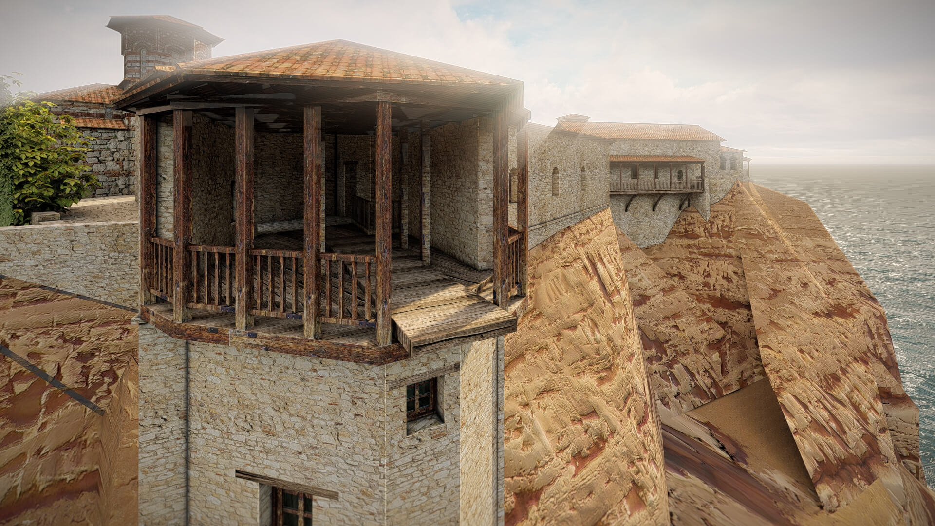 Island Citadel - 3D Model by AlphaGroup