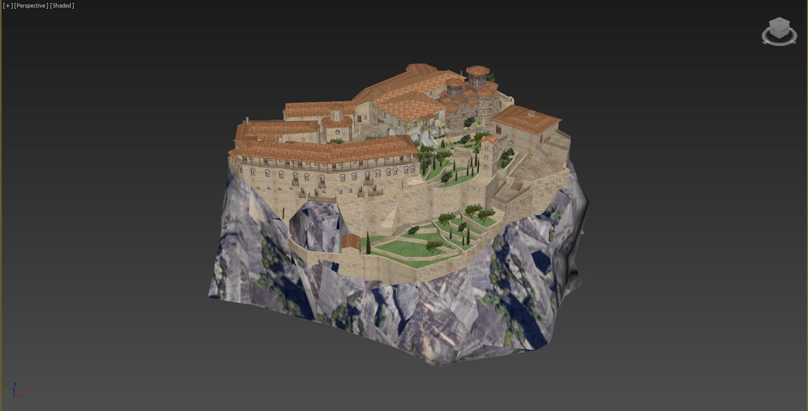 Island Citadel - 3D Model by AlphaGroup