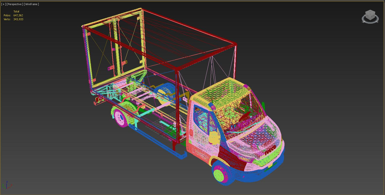 Iveco Daily Cabine Chassi - 3D Model by AlphaGroup