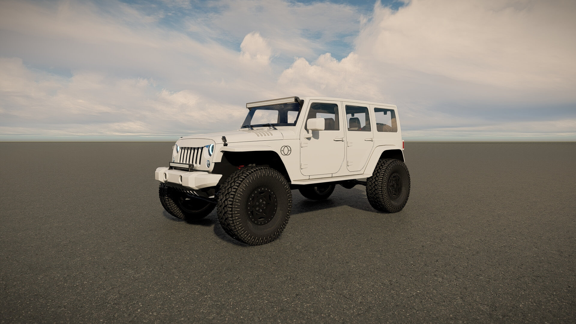 Jeep Wrangler Rubicon Tuned - 3D Model by AlphaGroup