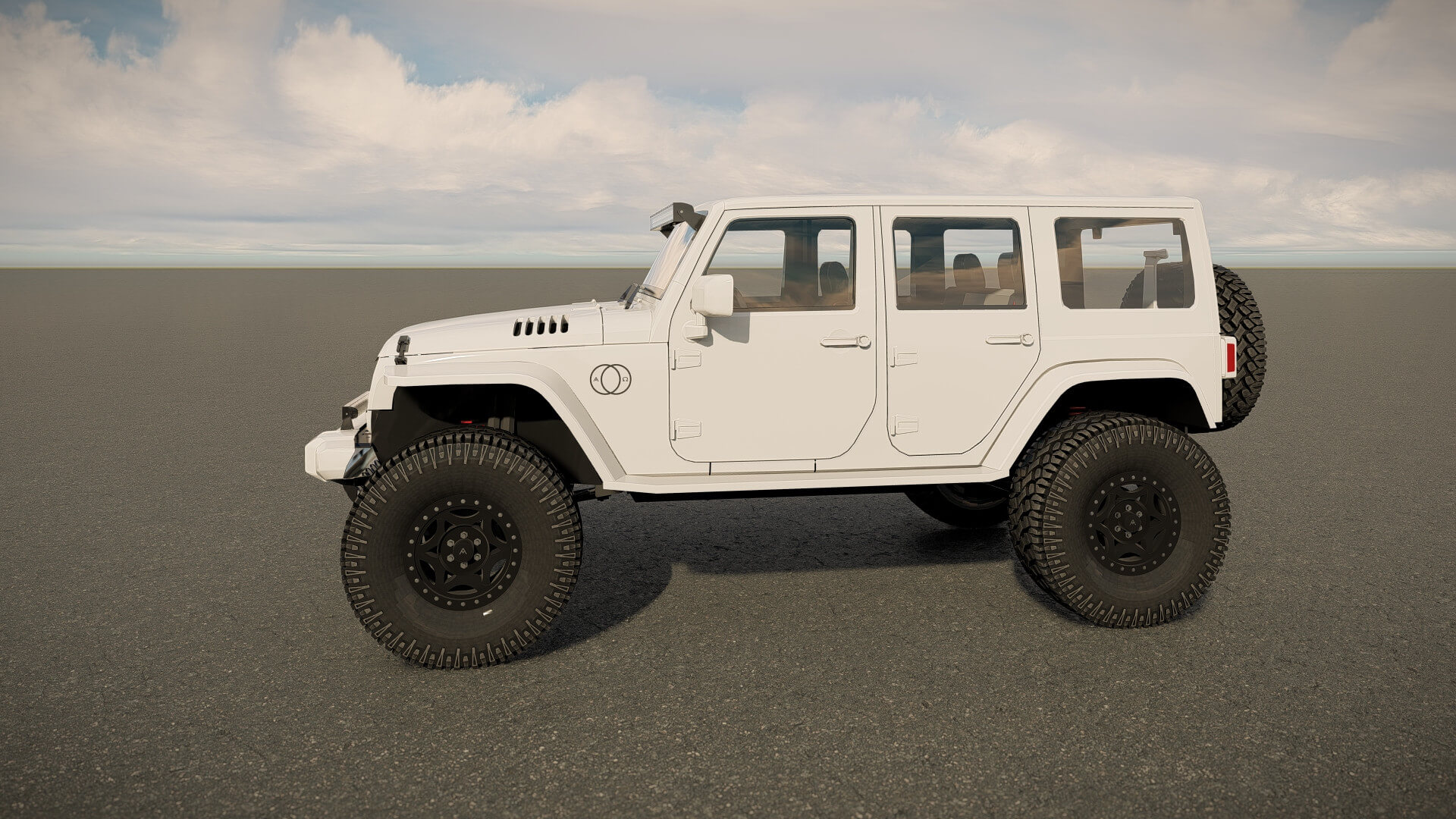 Jeep Wrangler Rubicon Tuned - 3D Model by AlphaGroup