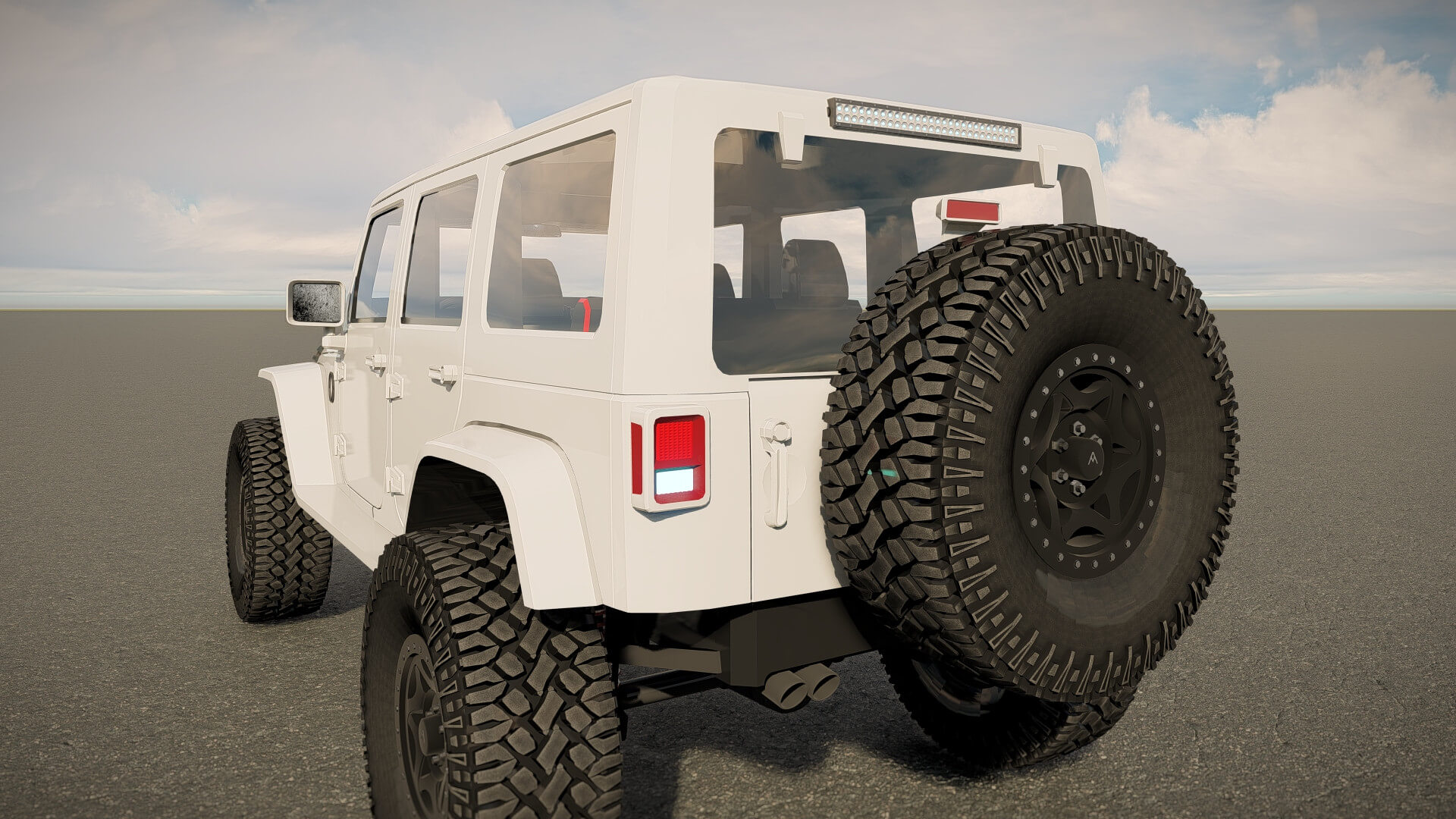 Jeep Wrangler Rubicon Tuned - 3D Model by AlphaGroup