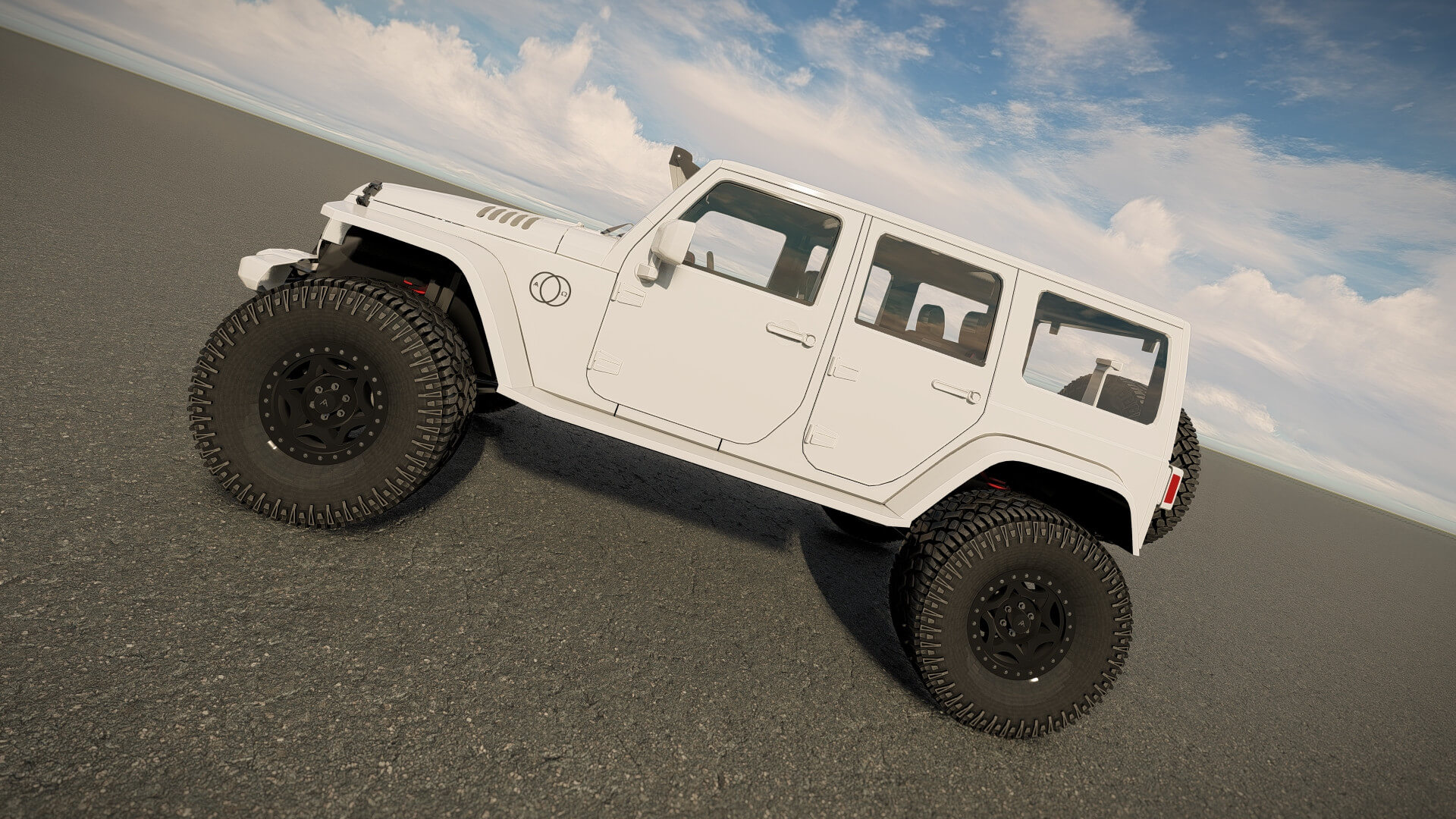 Jeep Wrangler Rubicon Tuned - 3D Model by AlphaGroup