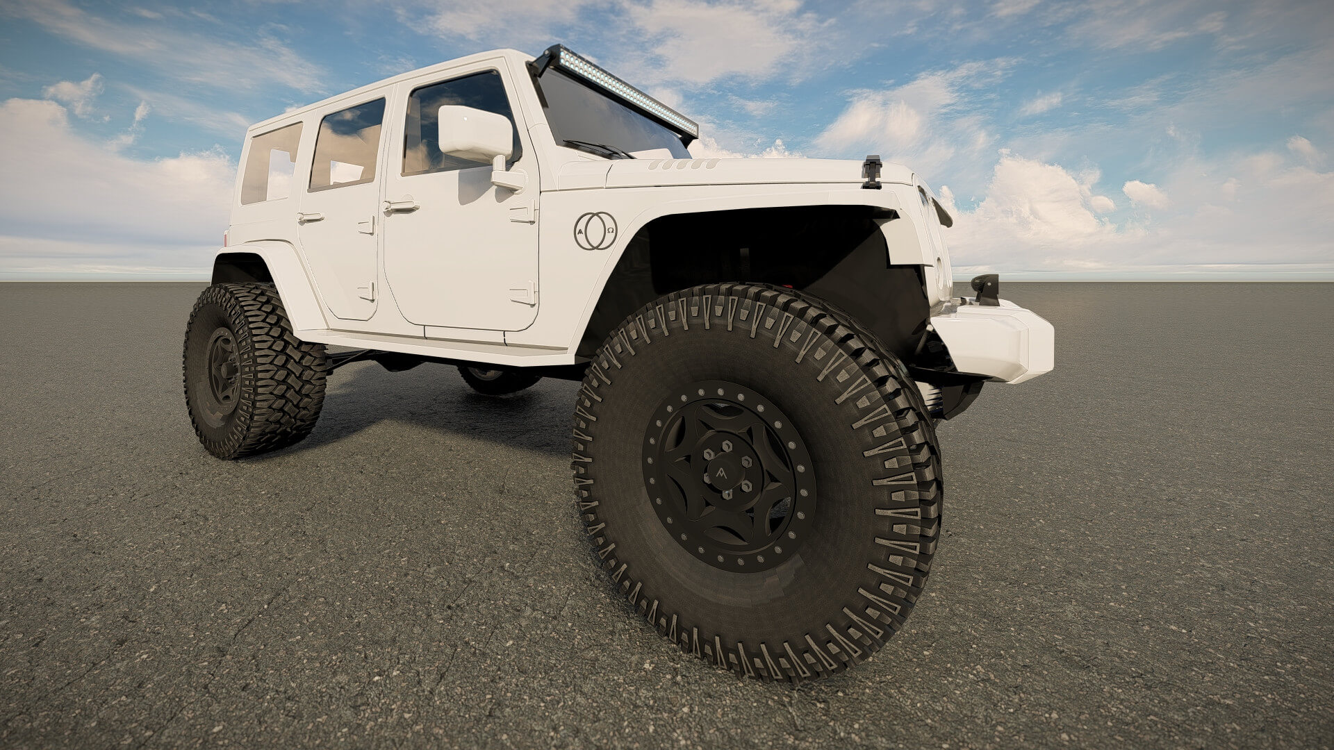 Jeep Wrangler Rubicon Tuned - 3D Model by AlphaGroup