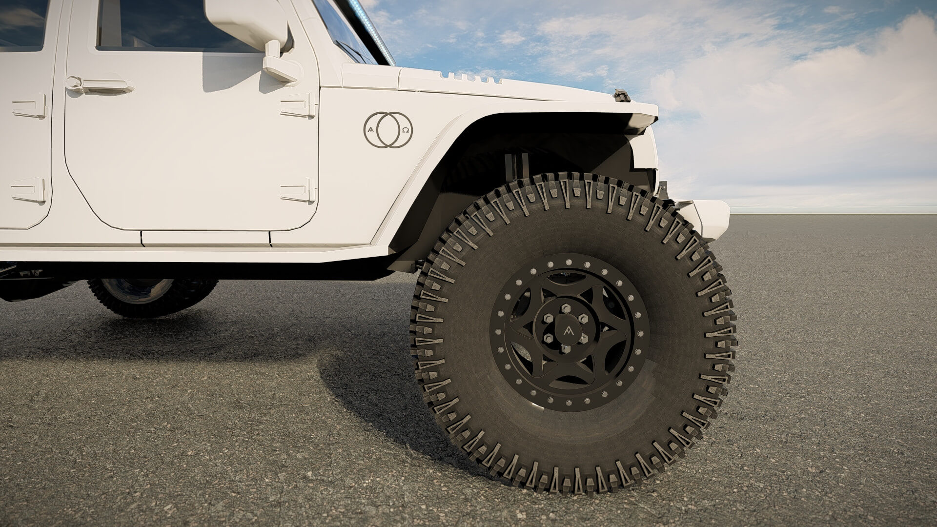 Jeep Wrangler Rubicon Tuned - 3D Model by AlphaGroup