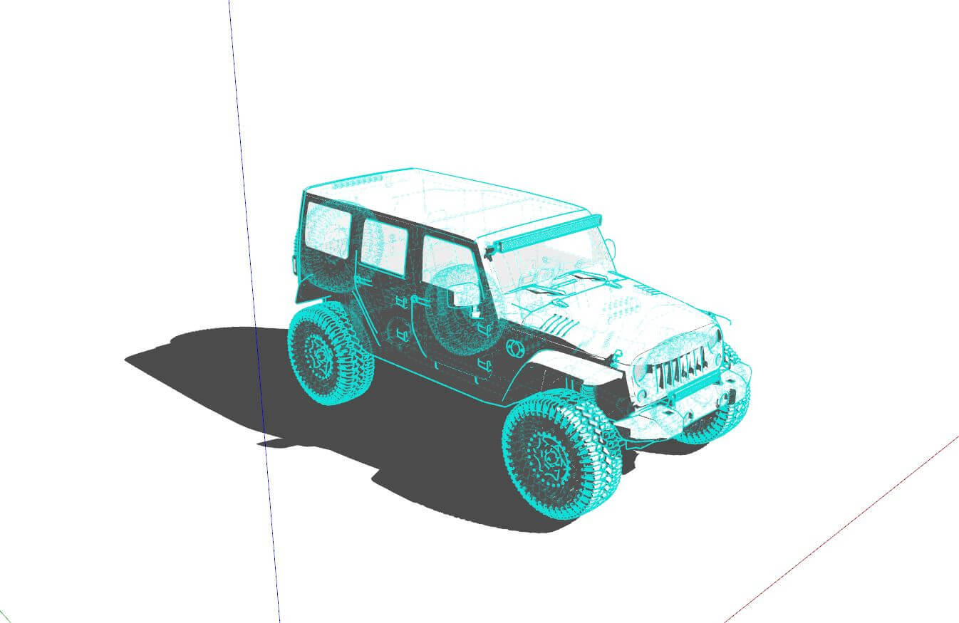Jeep Wrangler Rubicon Tuned - 3D Model by AlphaGroup