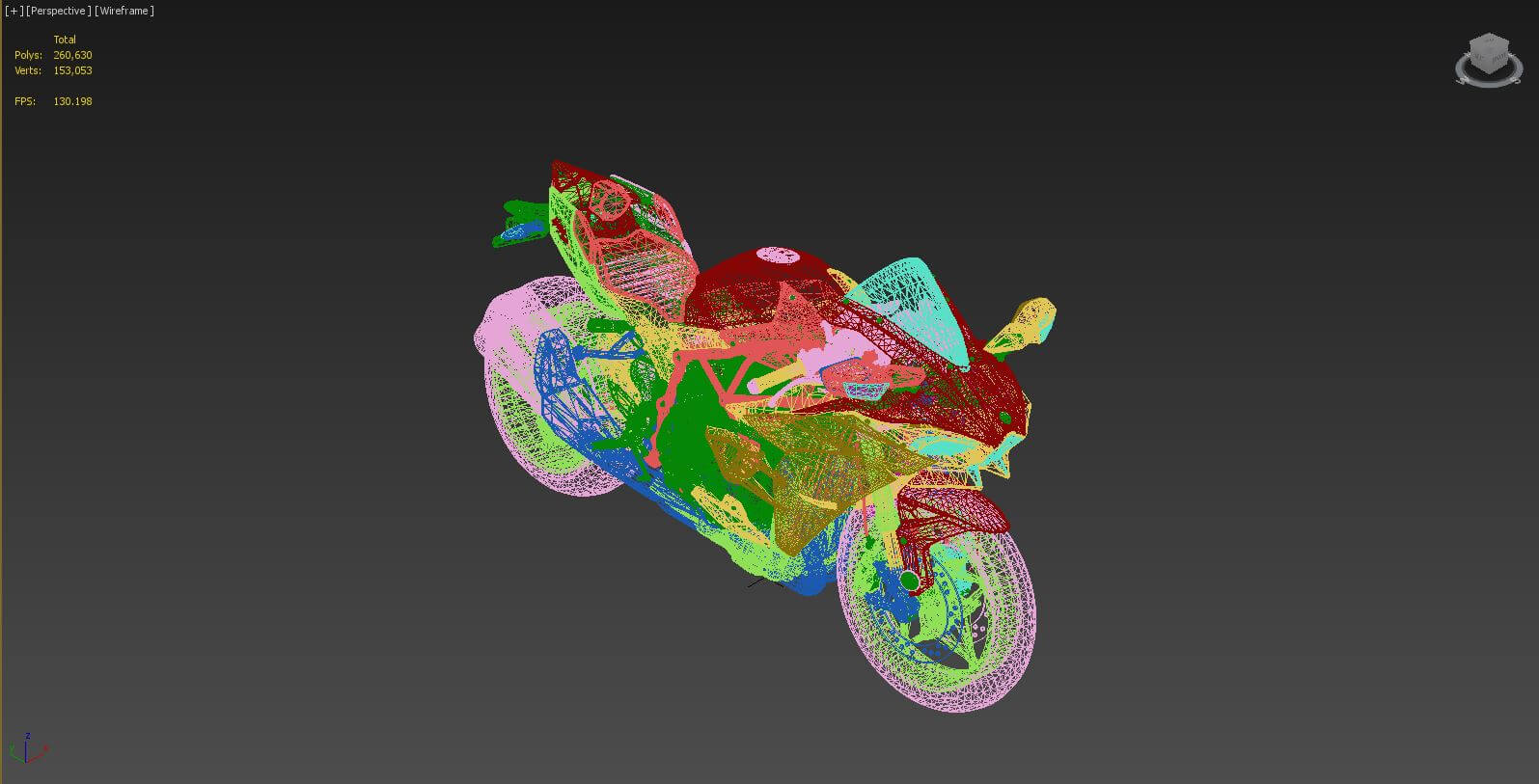 Kawasaki Ninja H2R Supercharged 2020 - 3D Model by AlphaGroup