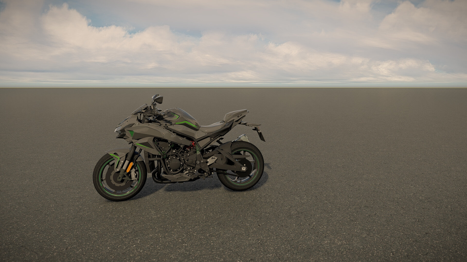 Kawasaki Z H2 - 3D Model by AlphaGroup