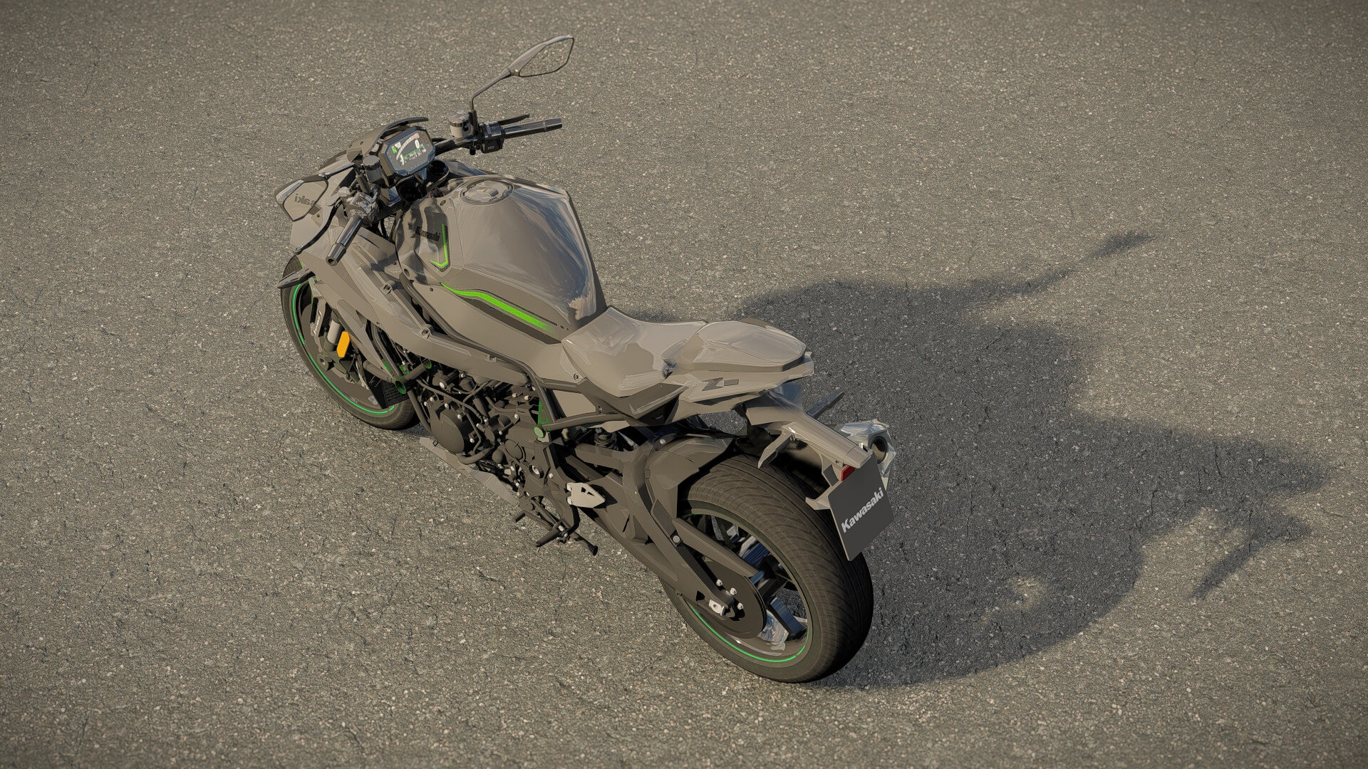 Kawasaki Z H2 - 3D Model by AlphaGroup