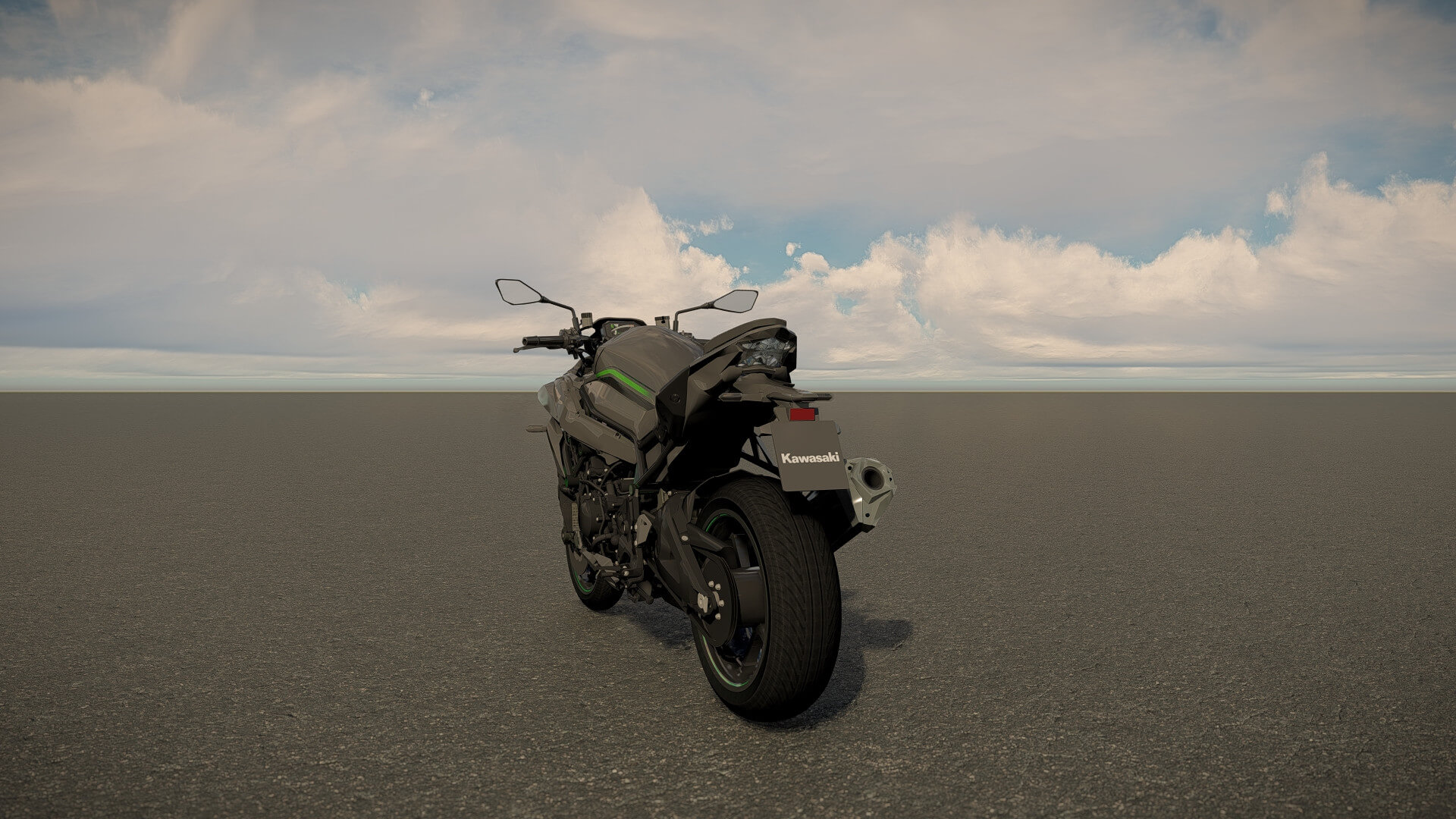 Kawasaki Z H2 - 3D Model by AlphaGroup