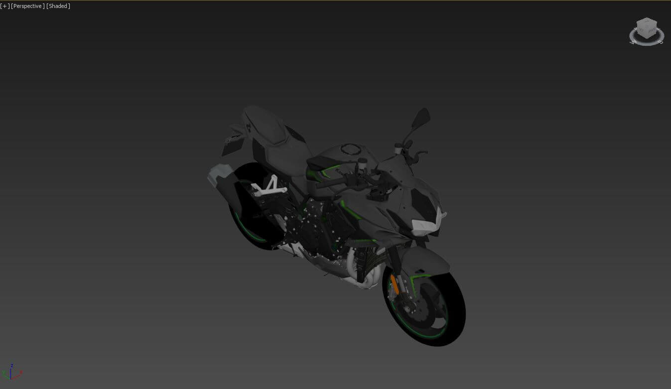 Kawasaki Z H2 - 3D Model by AlphaGroup