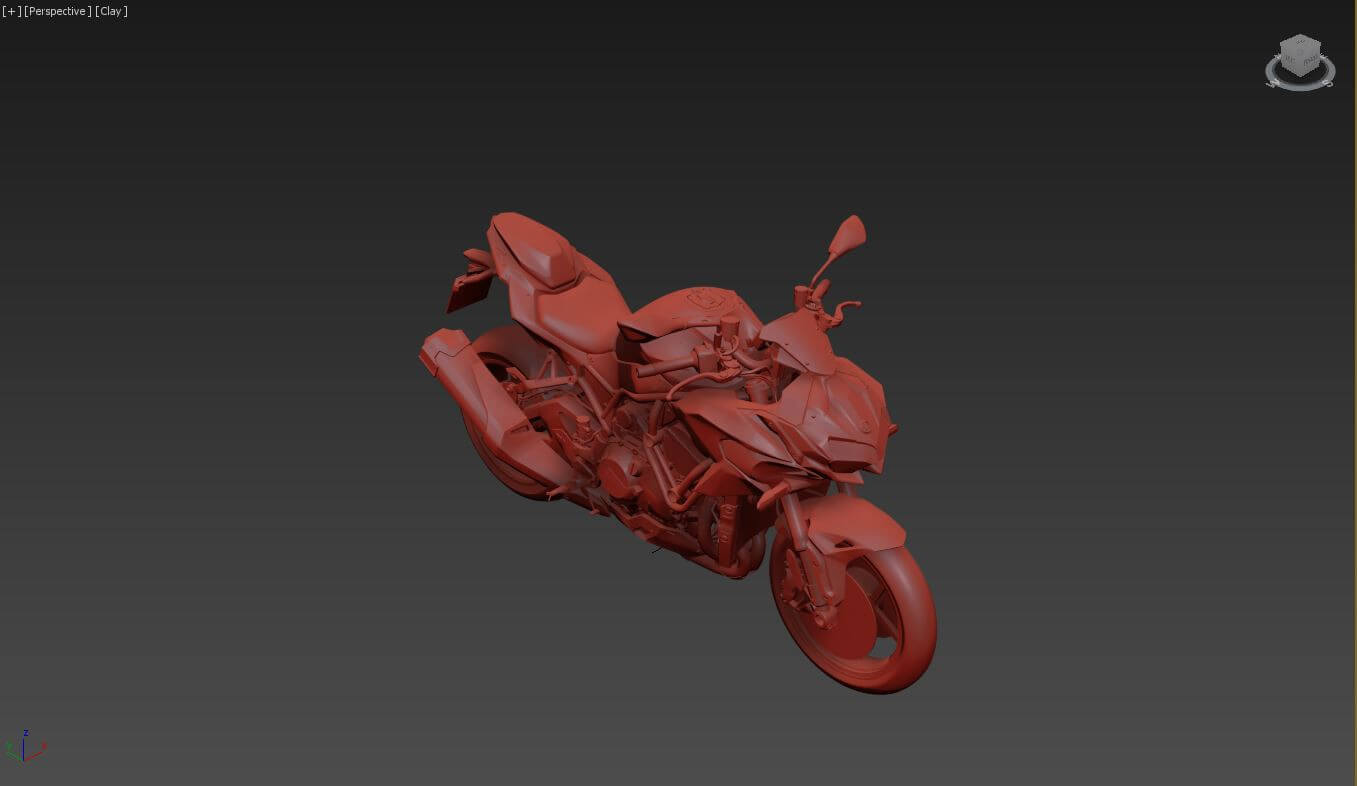 Kawasaki Z H2 - 3D Model by AlphaGroup
