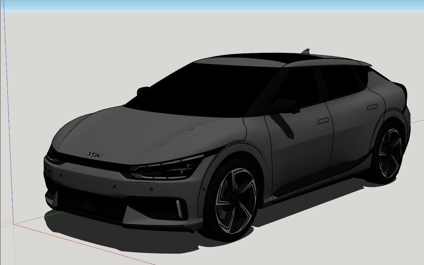Kia EV6 2022 - 3D Model by AlphaGroup
