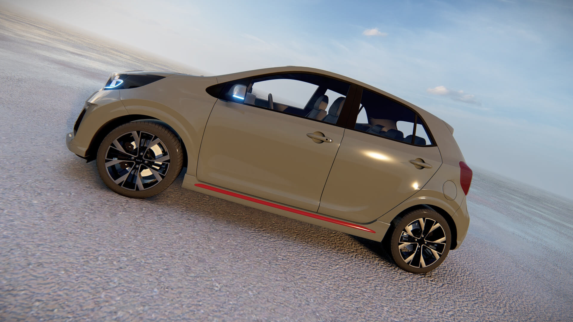 Kia Picanto GT-Line 2021 3D Model by AlphaGroup