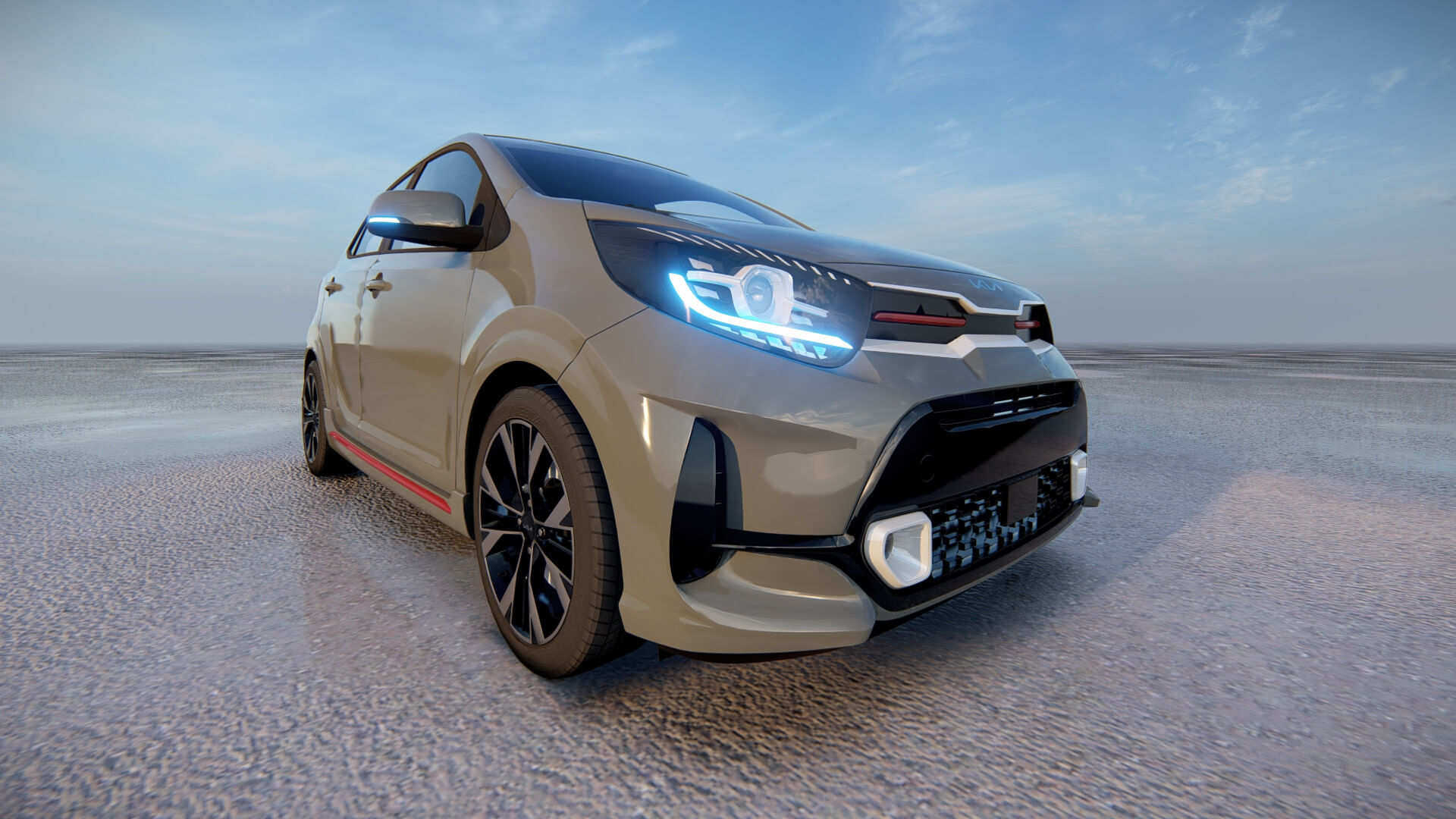 Kia Picanto GT-Line 2021 3D Model by AlphaGroup