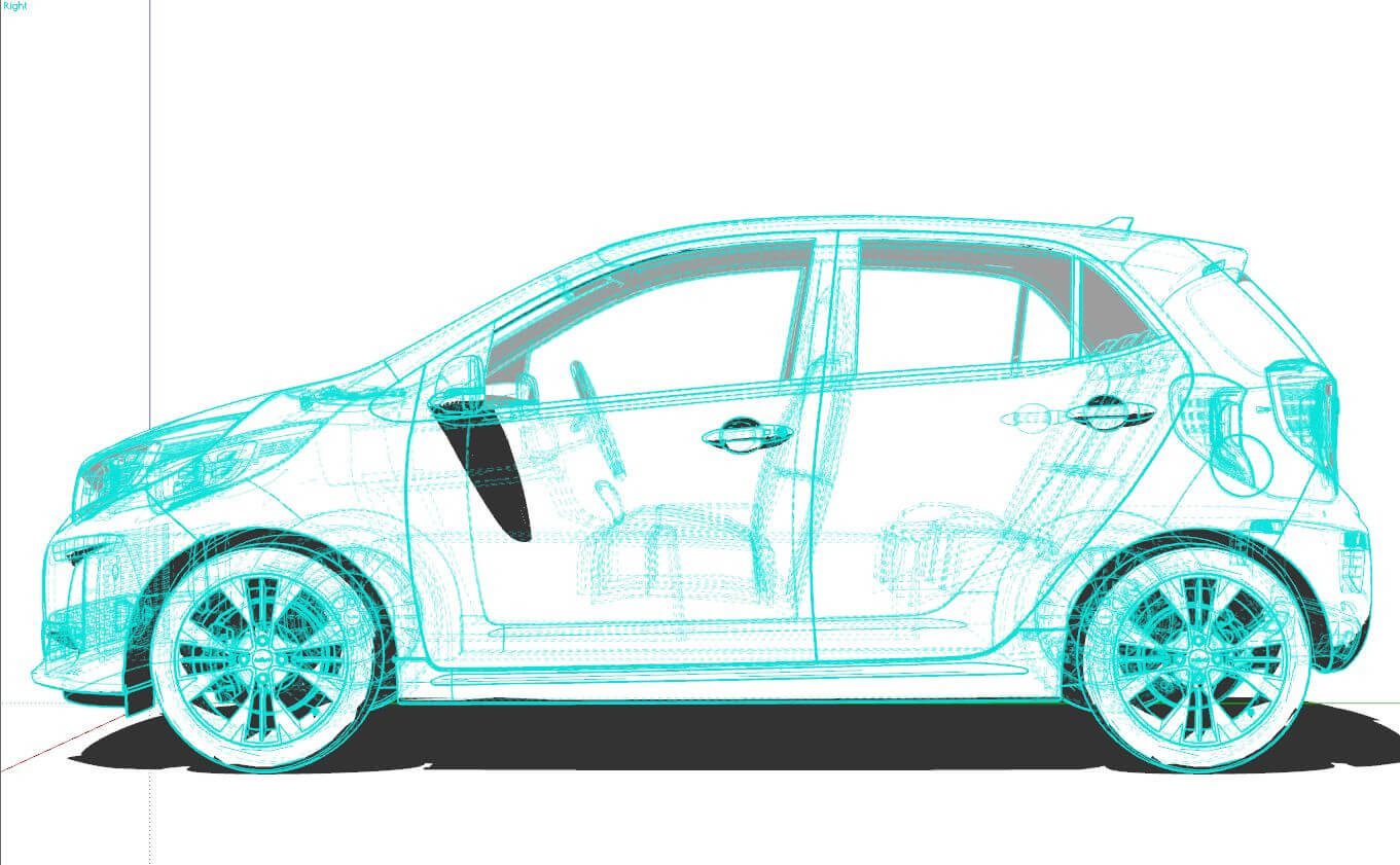 Kia Picanto GT-Line 2021 3D Model by AlphaGroup