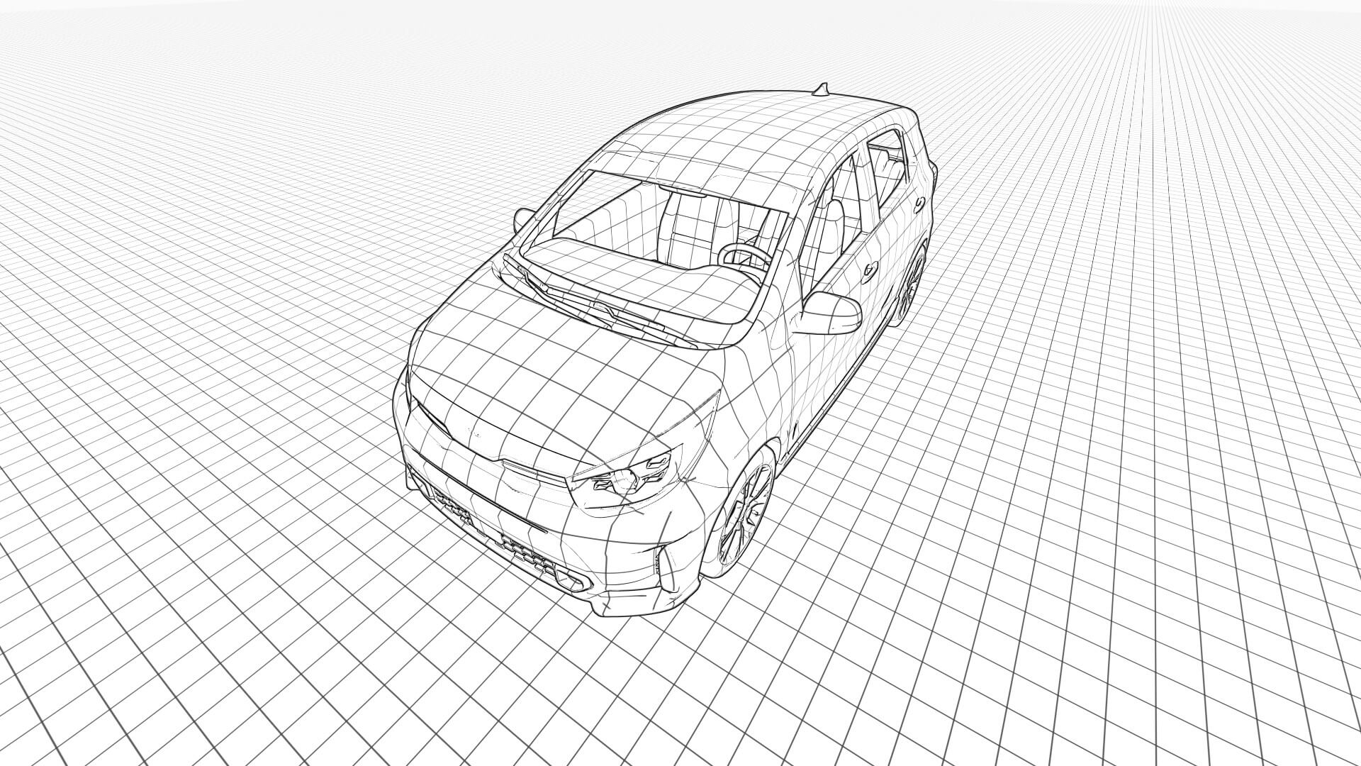 Kia Picanto GT-Line 2021 3D Model by AlphaGroup