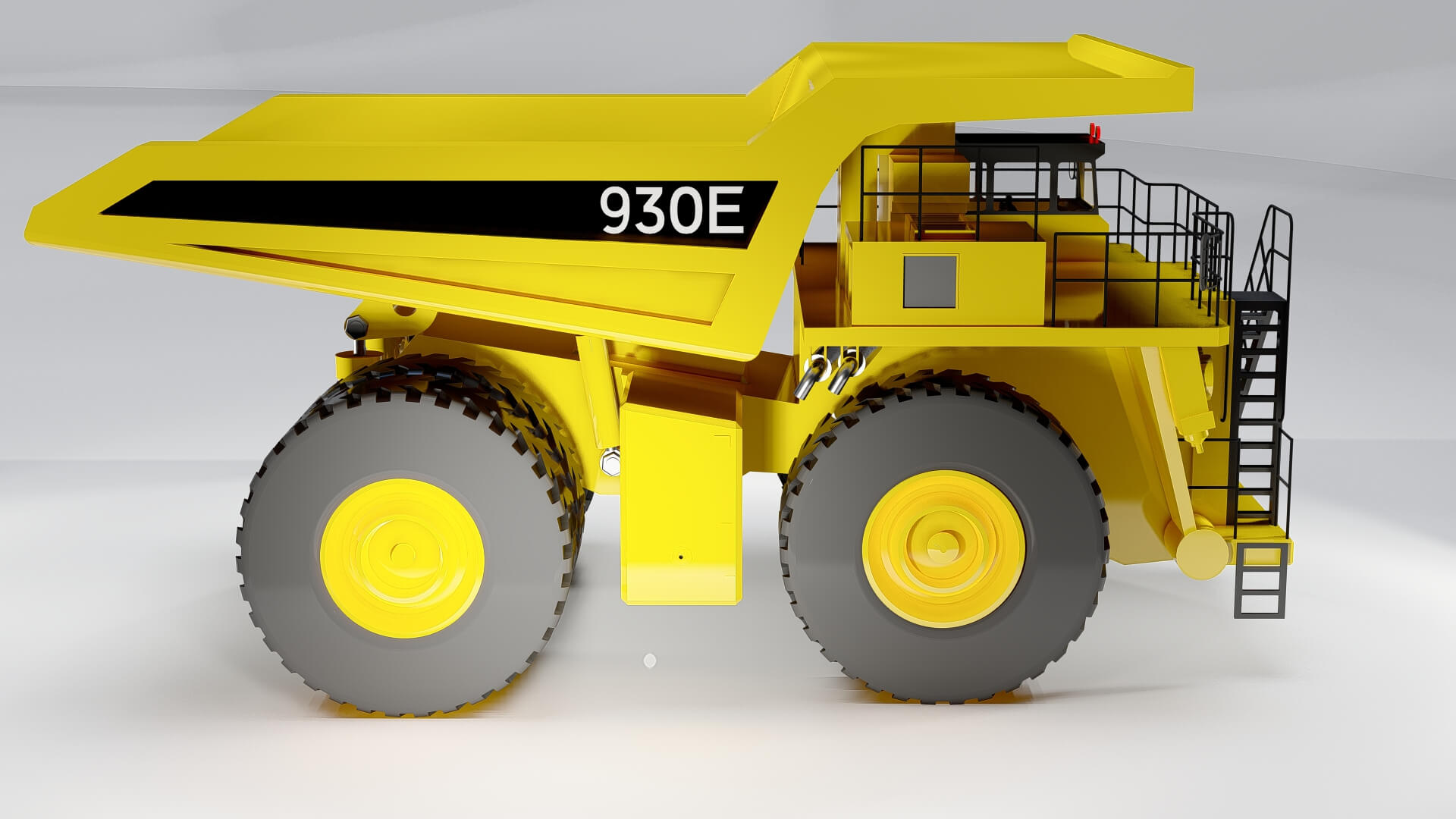 Komatsu 930E Mining Dump Truck - 3D Model by AlphaGroup