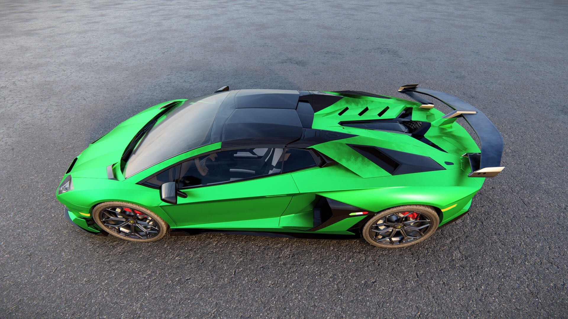Lamborghini Aventador SVJ Roadster 2022 - 3D Model by AlphaGroup