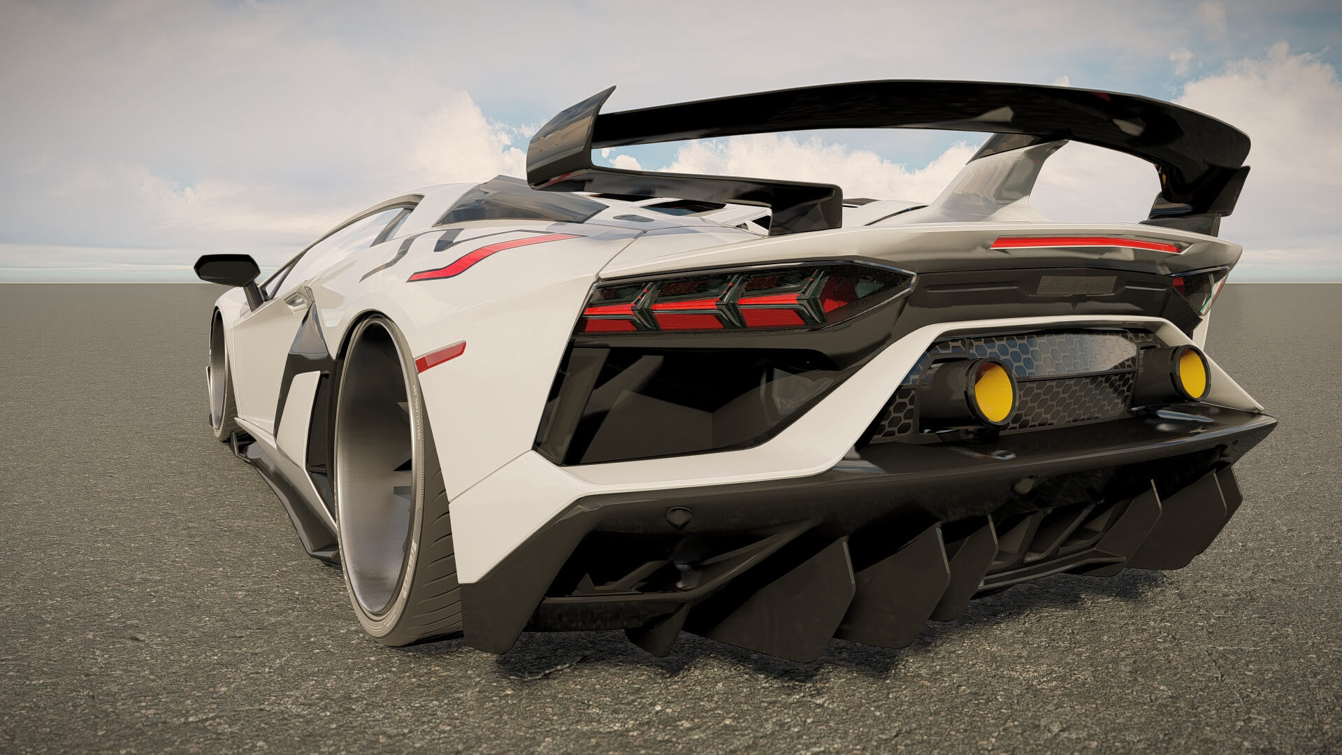 Lamborghini Aventador SVJ - 3D Model by AlphaGroup