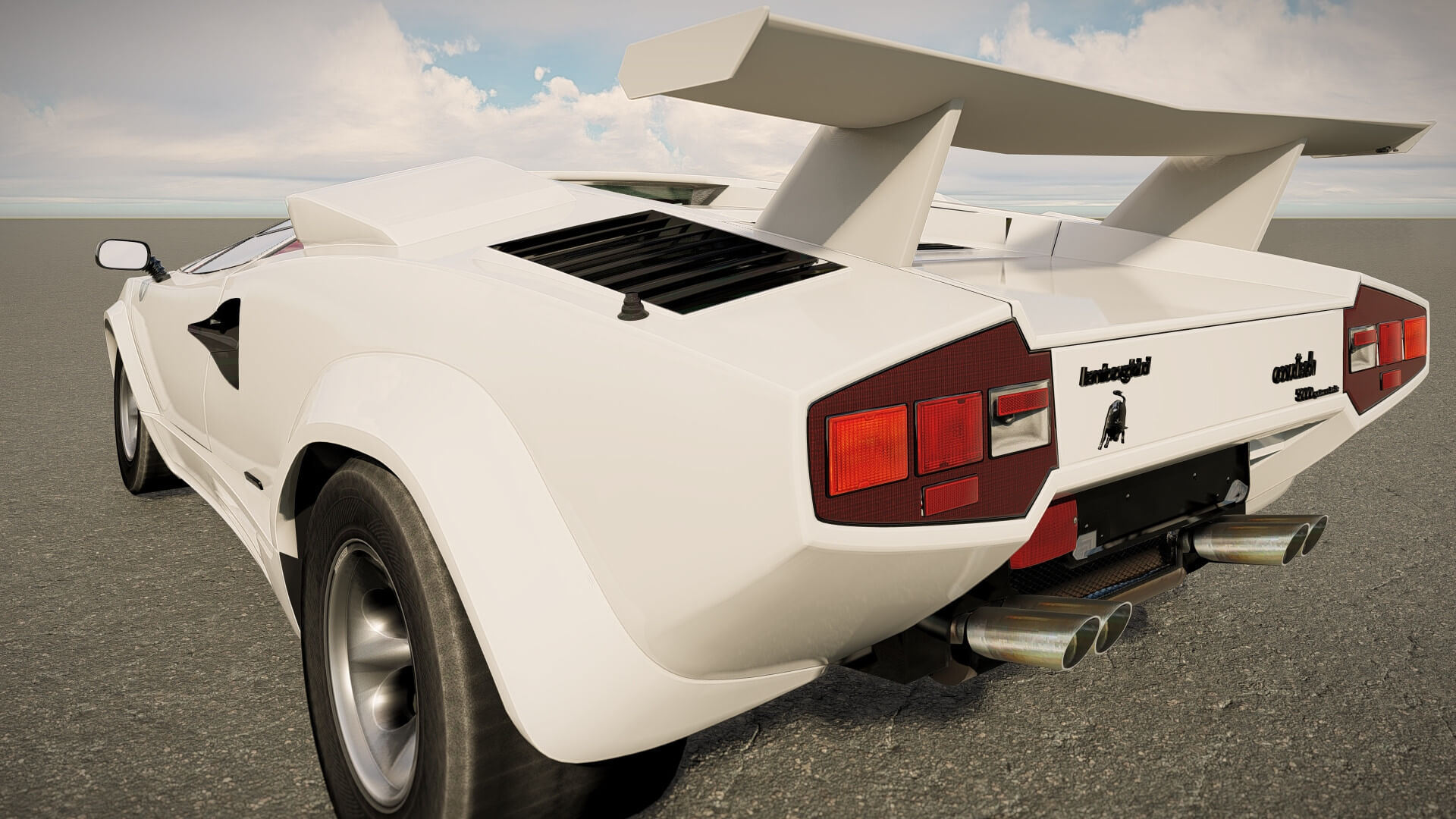 Lamborghini Countach LP500 - 3D Model by AlphaGroup