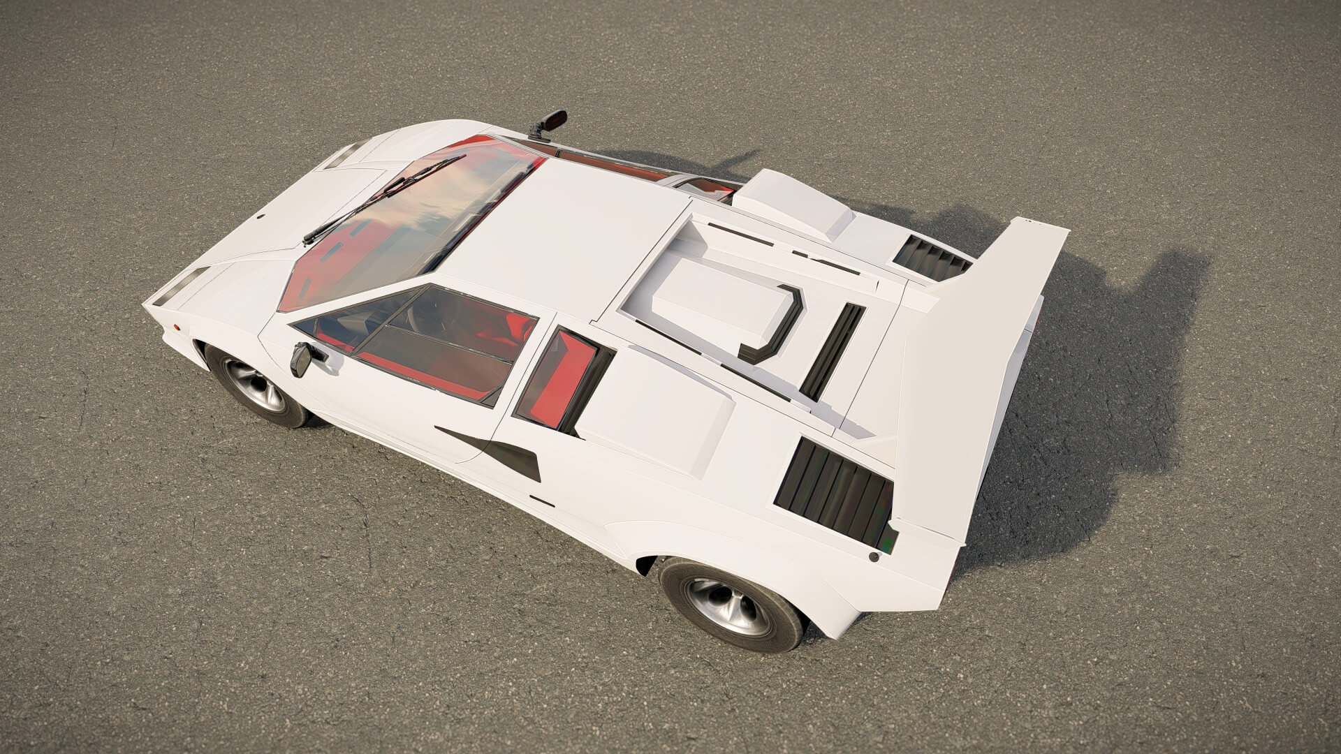 Lamborghini Countach LP500 - 3D Model by AlphaGroup
