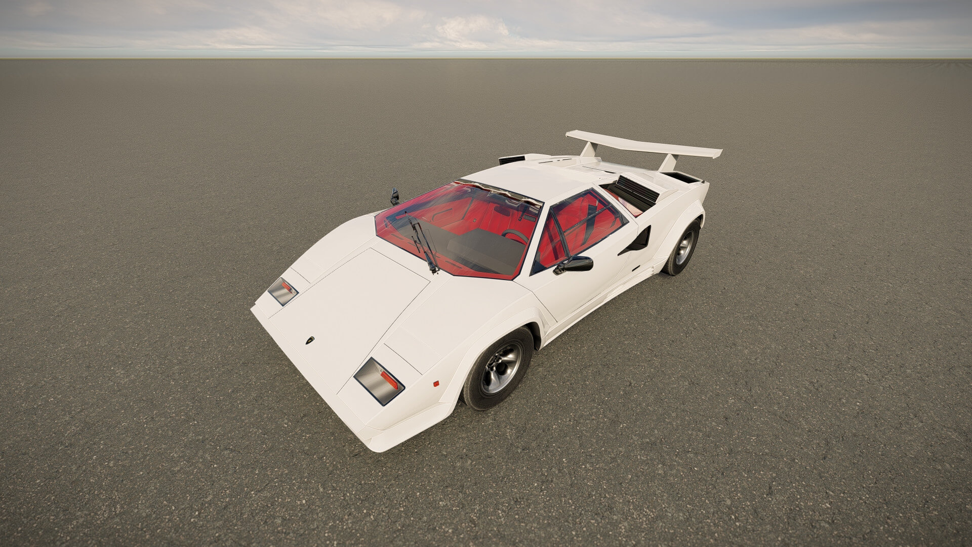 Lamborghini Countach LP500 - 3D Model by AlphaGroup