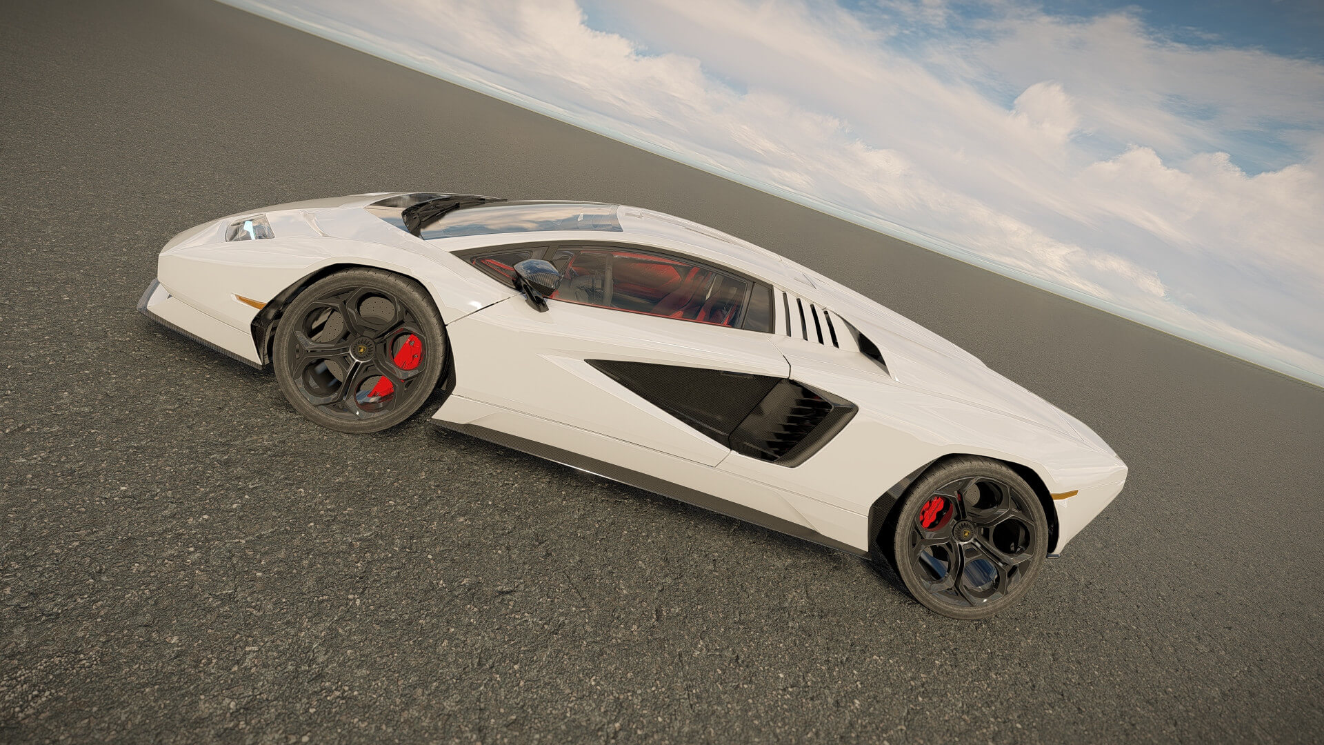 Lamborghini Countach LPI 800 4 2022 - 3D Model by AlphaGroup