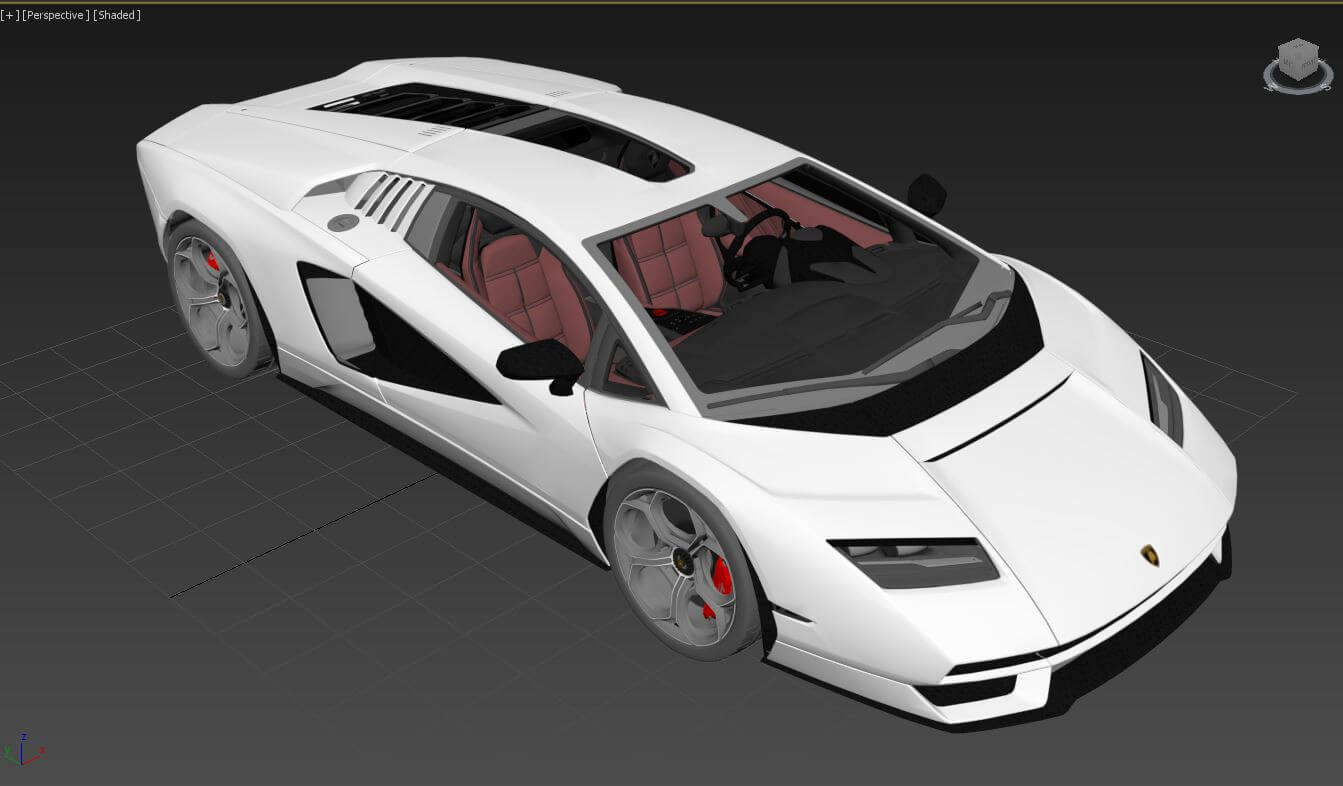 Lamborghini Countach LPI 800 4 2022 - 3D Model by AlphaGroup